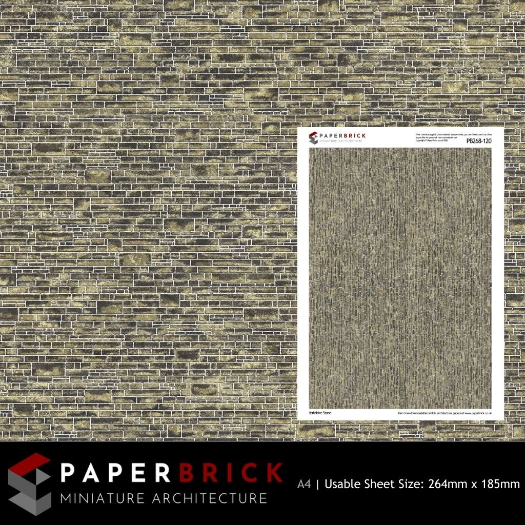 Paper Brick | Printable Brick Papers & Textures For Model Buildings
