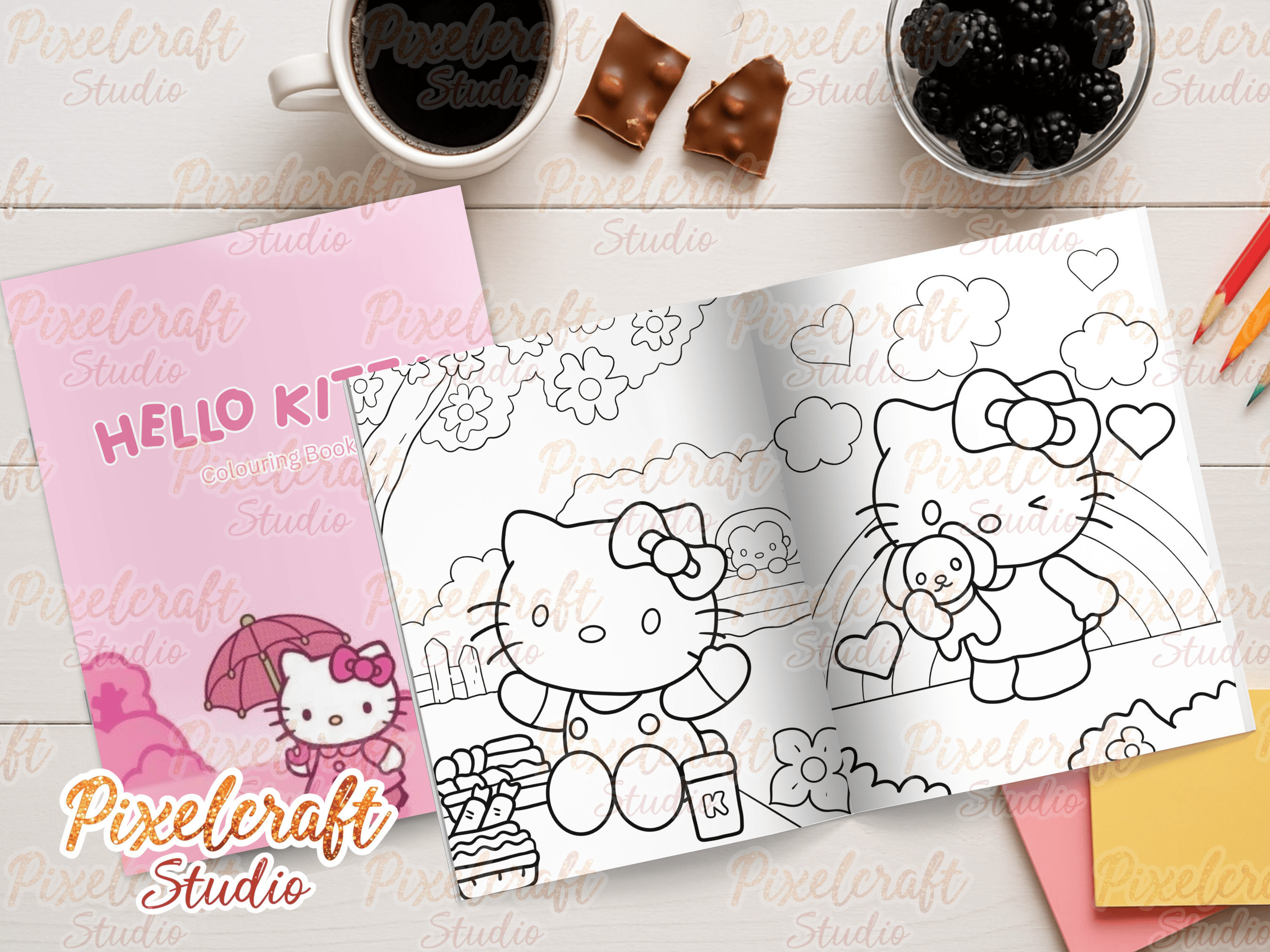Hello Kitty Colouring book - Payhip