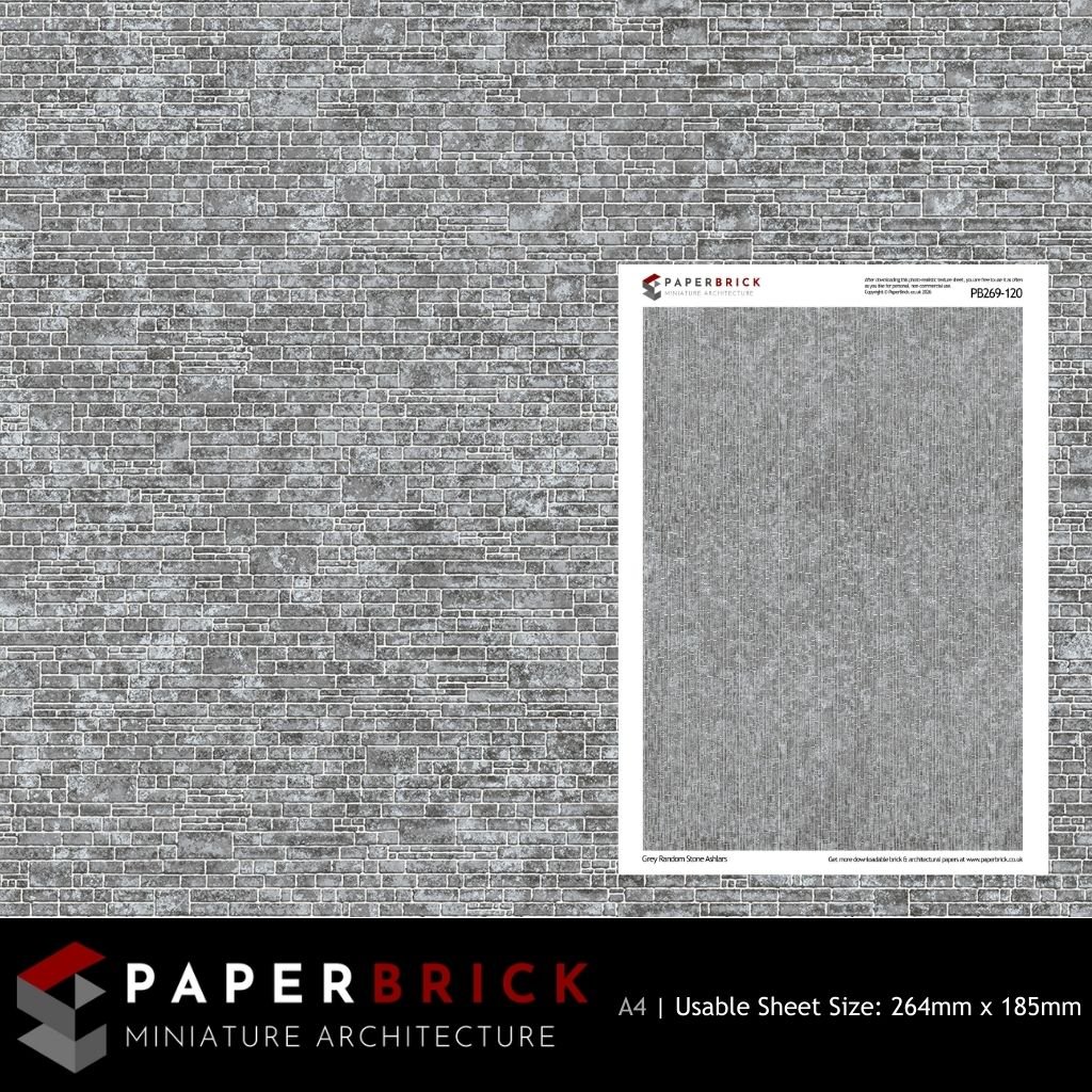 Paper Brick | Printable Brick Papers & Textures For Model Buildings