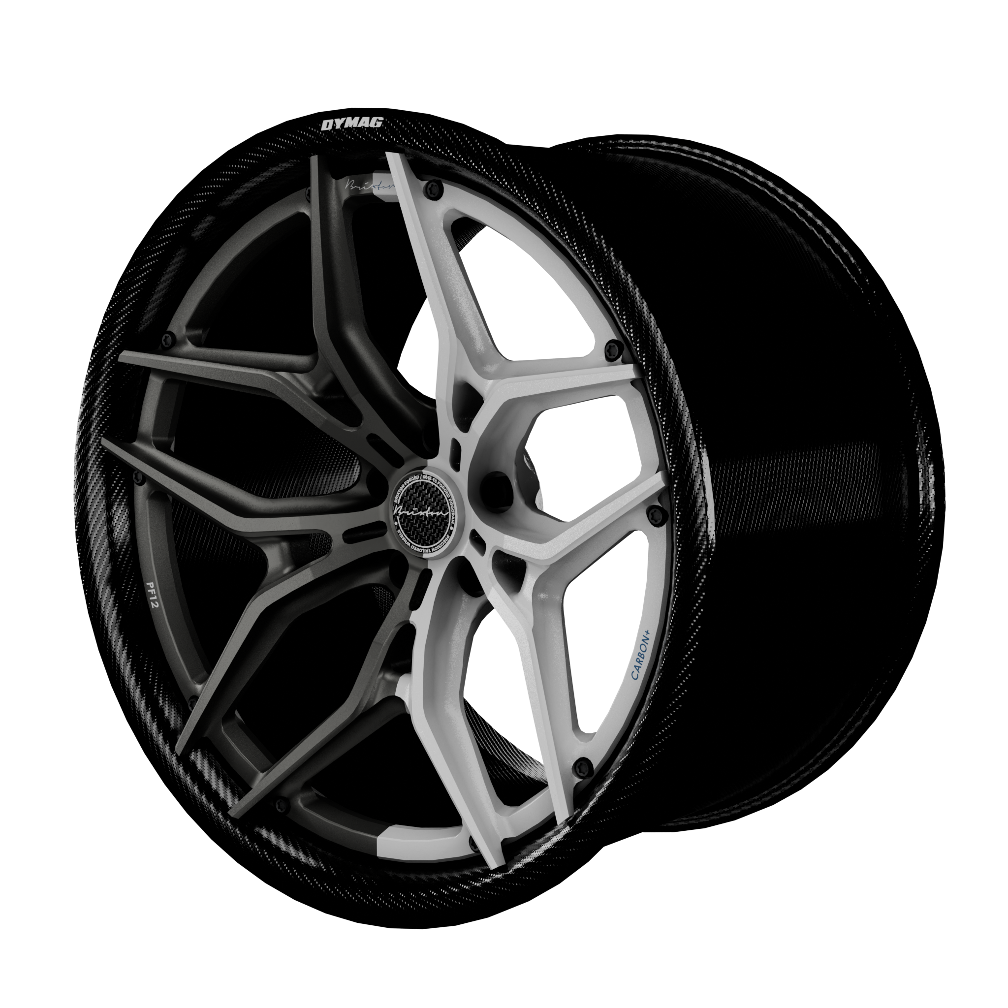 Brixton Forged PF12 Carbon (Game Ready 3D Model)