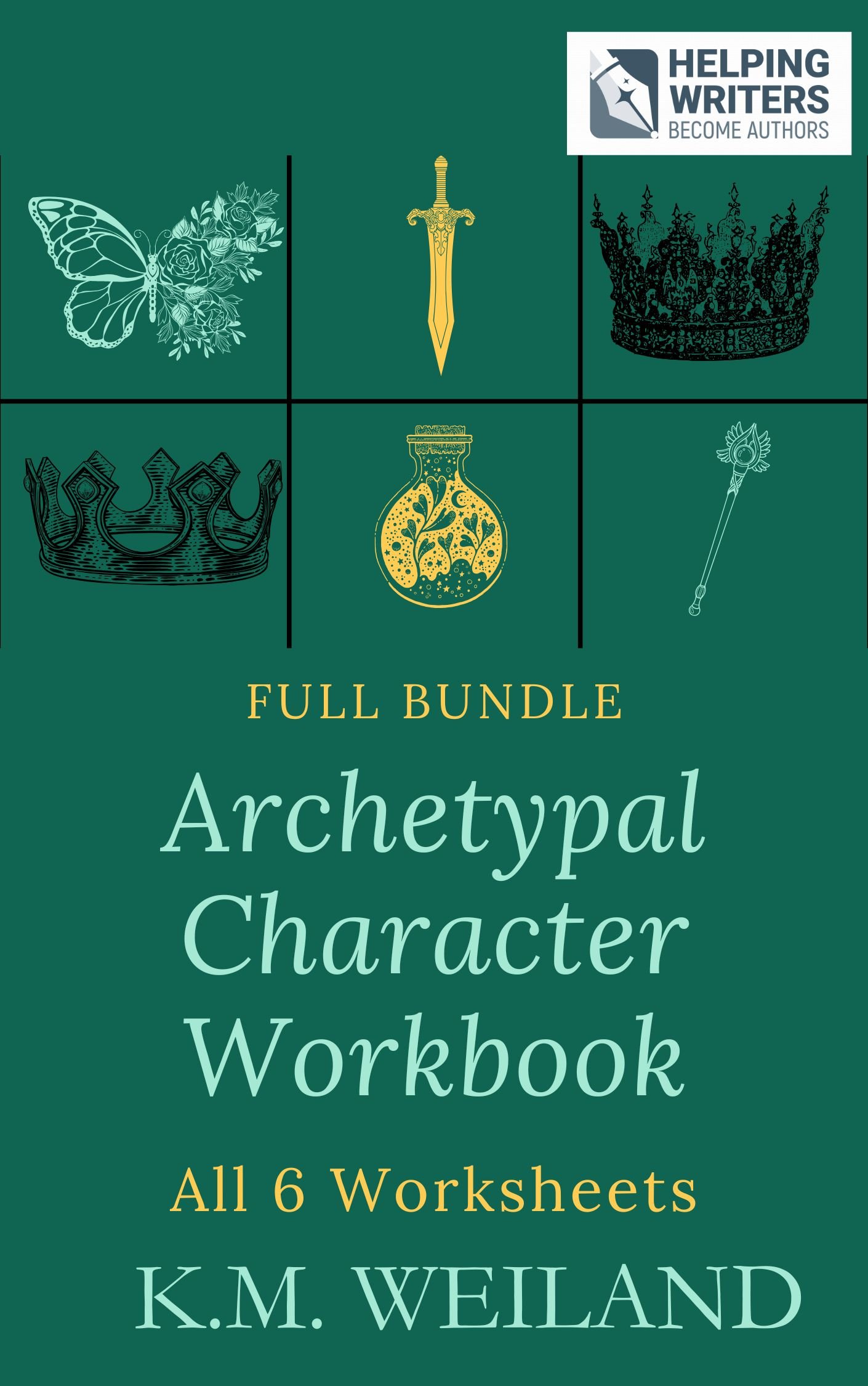 Archetypal Character Arc Worksheets - Full Bundle of 6