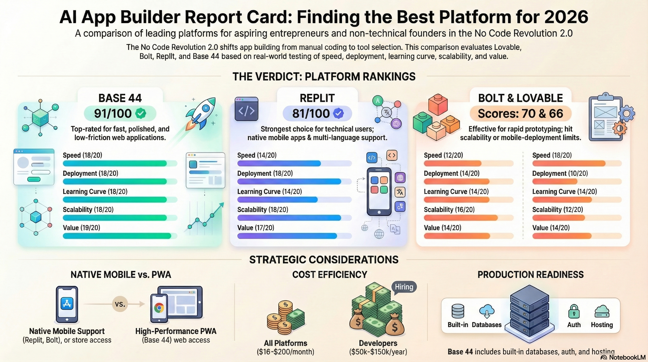 Best AI App Builders 2026: Base44 vs Replit vs Bolt vs Lovable ...