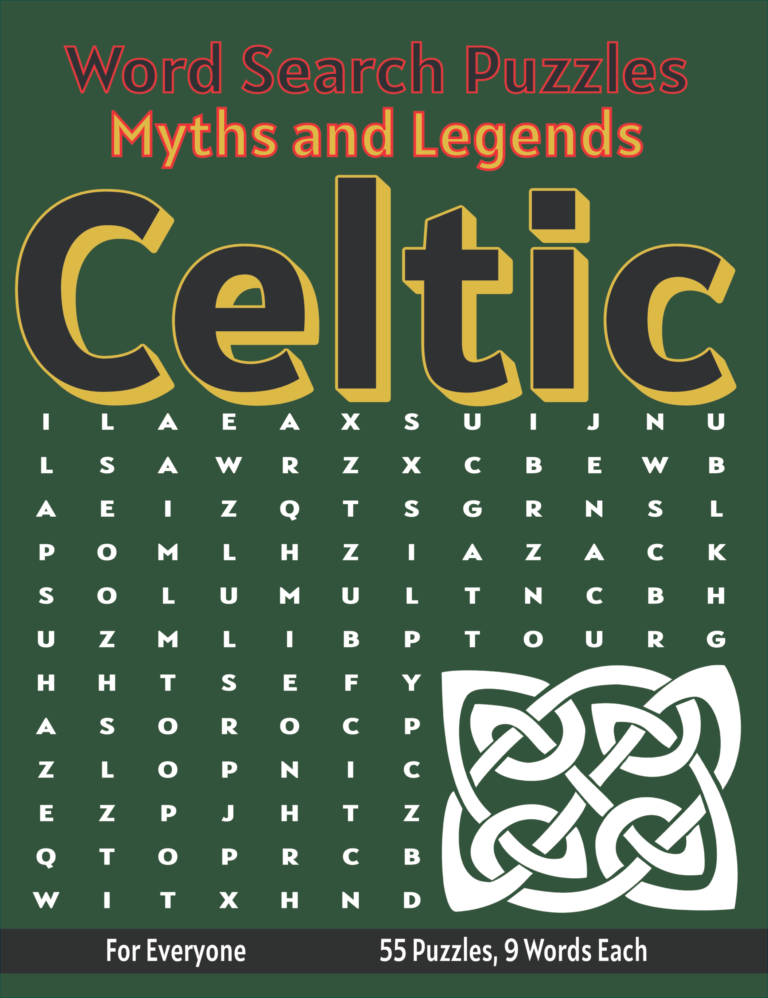 Celtic Myths and Legends: Word Search Puzzle for Everyone - Printable ...
