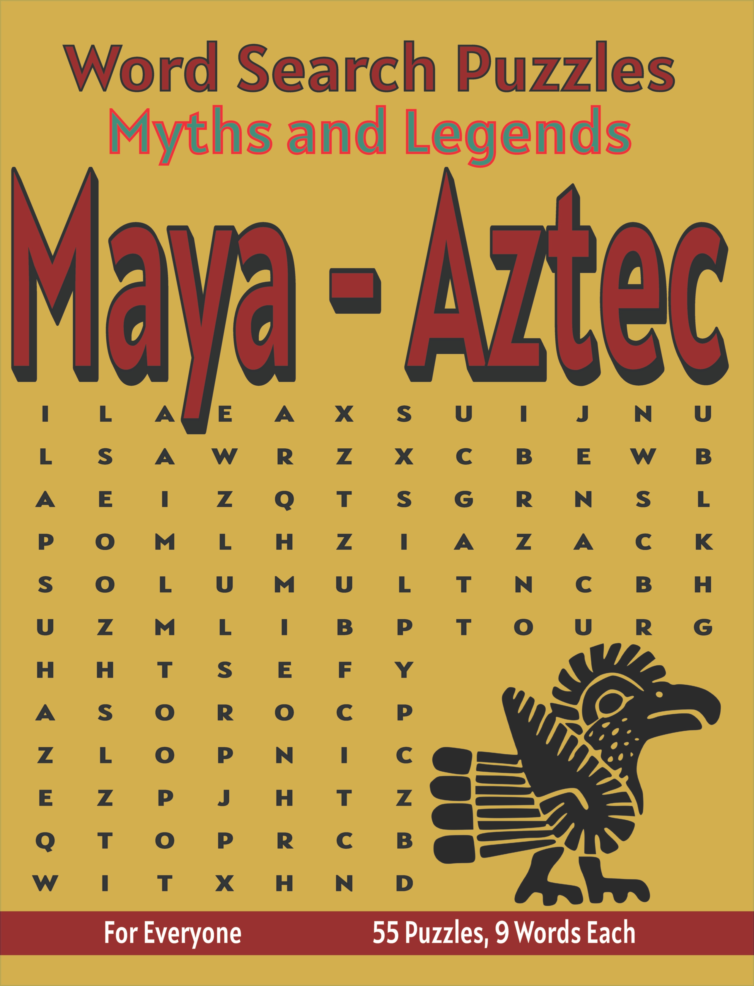 Maya & Aztec Myths and Legends: Word Search Puzzle for Everyone ...