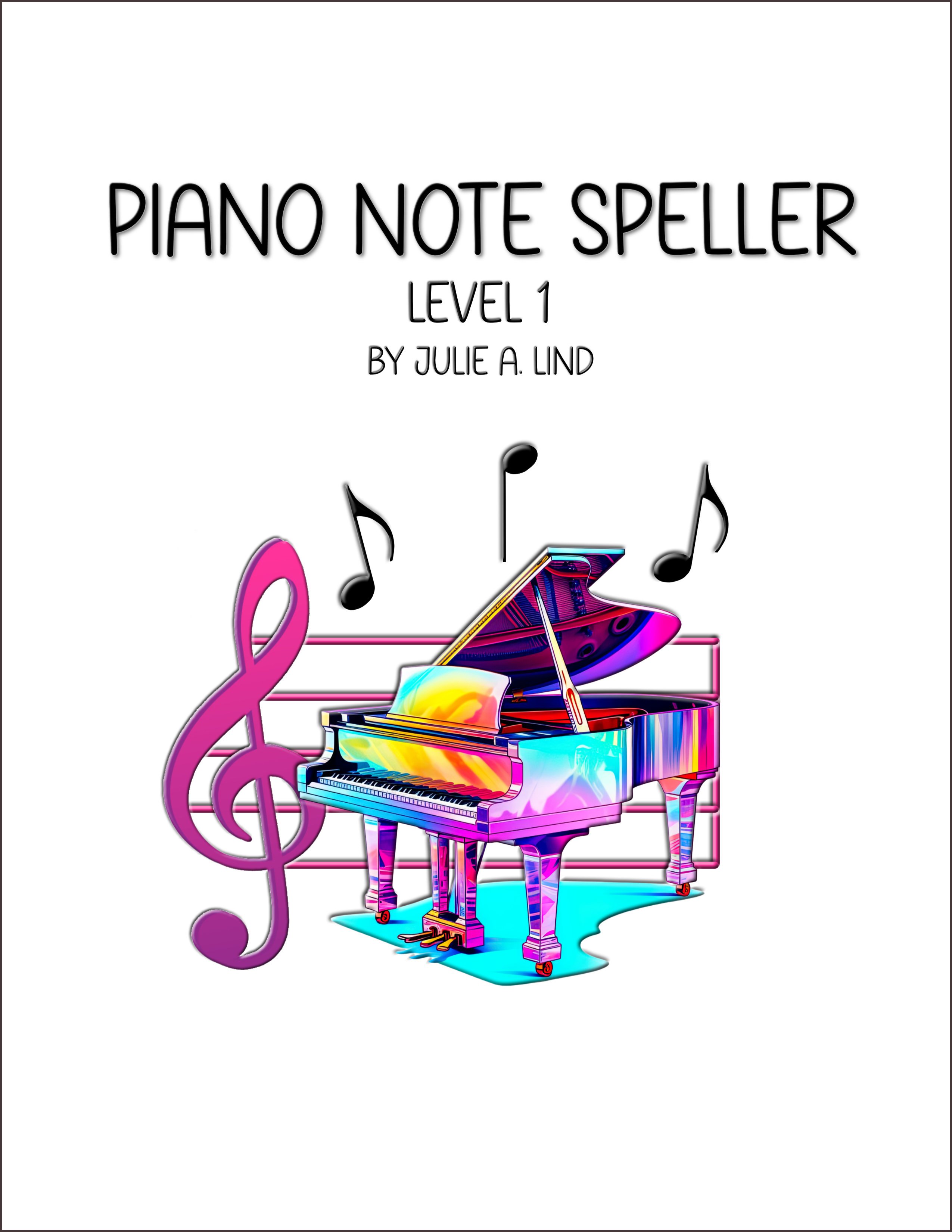 Piano Note Speller Level 1 - Digital - Payhip