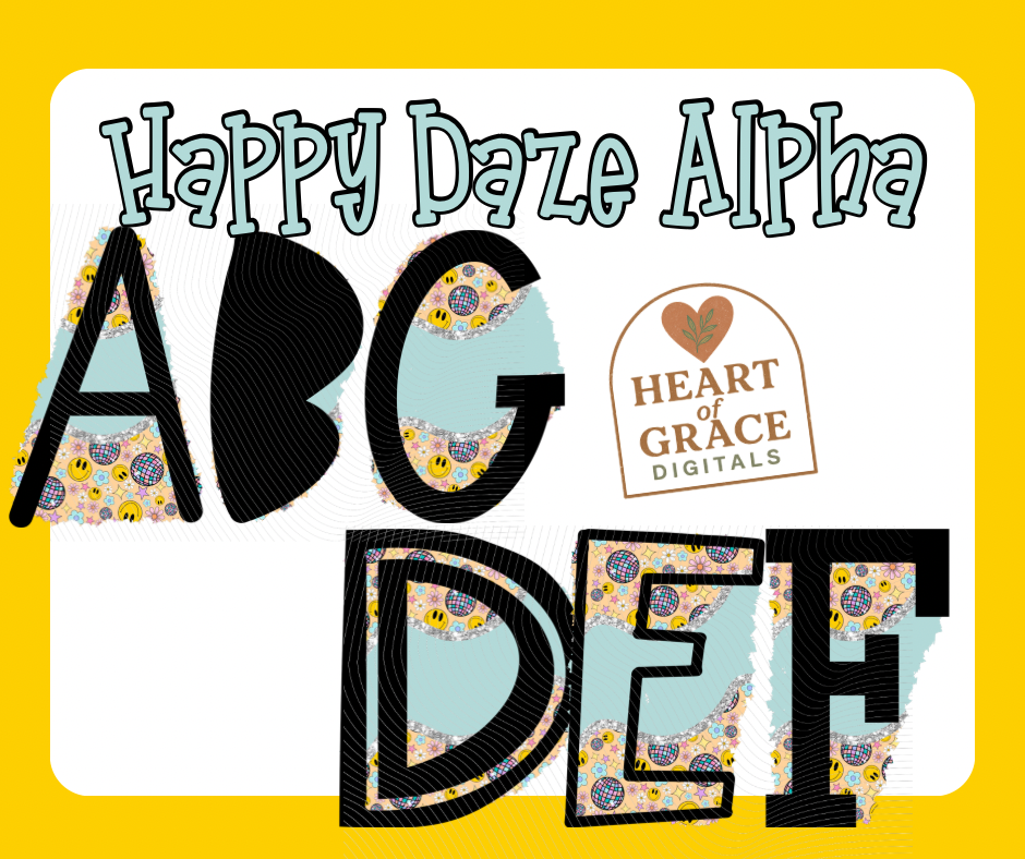 Happy Daze Alpha Set - Payhip