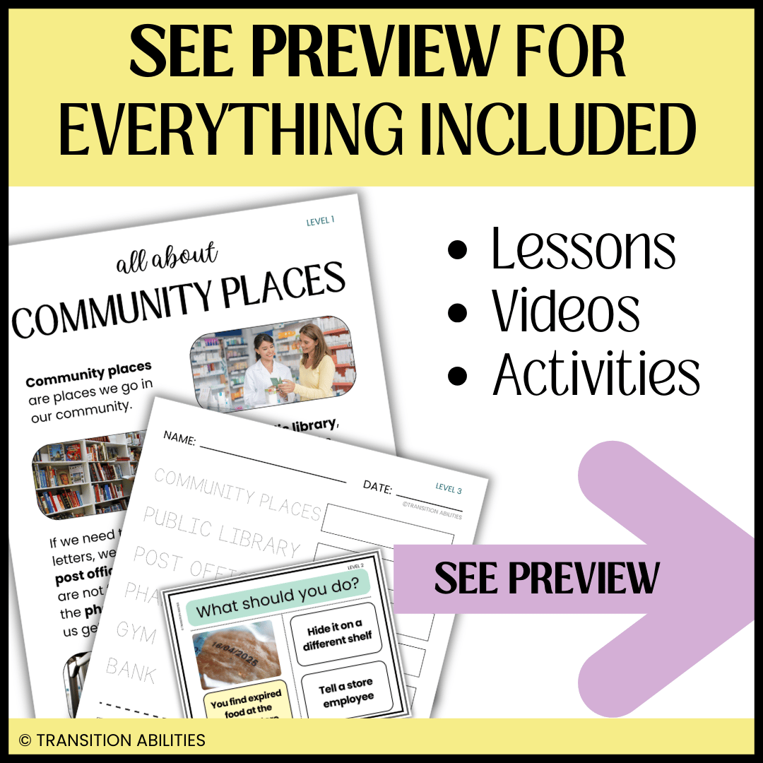 Community Access MEGA BUNDLE | SPED High School Life Skills