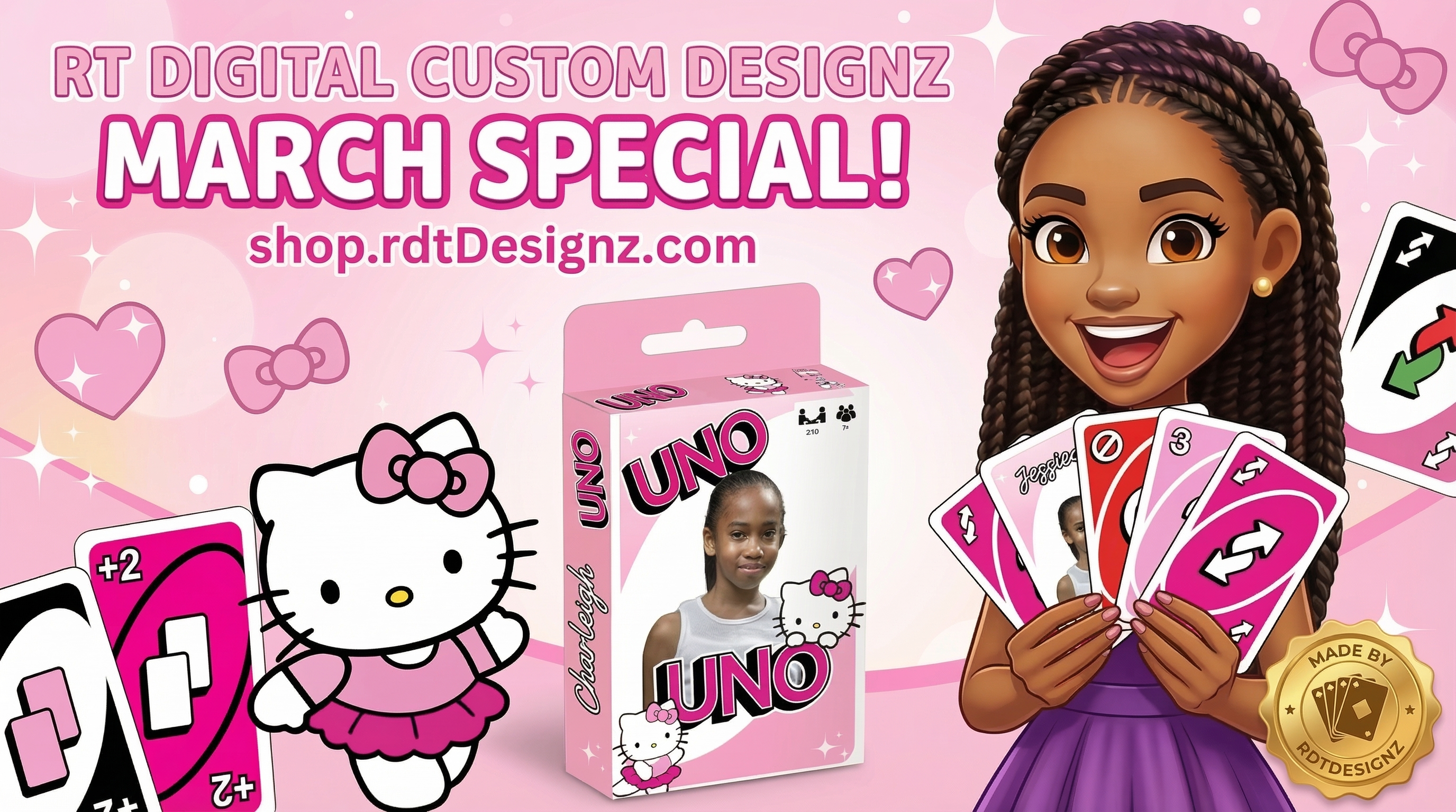 Hello Kitty UNO Cards Template (59) - Payhip