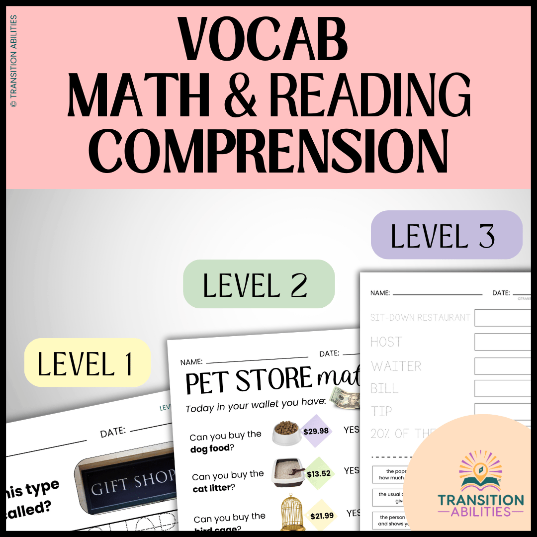 MEGA LIFE SKILL BUNDLE | Community Reading, Math & Scavenger Hunt ...