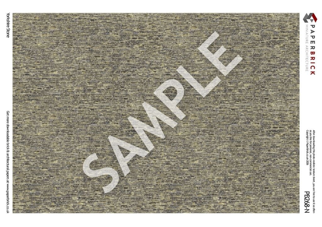 Paper Brick | Printable Brick Papers & Textures For Model Buildings