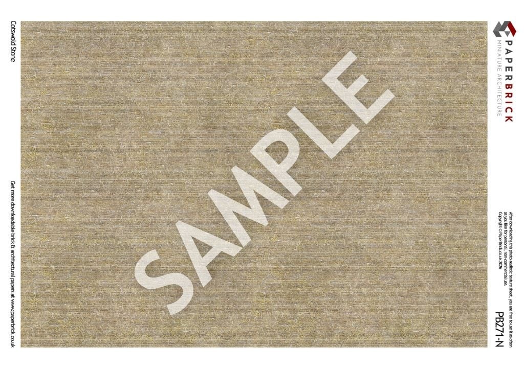 Paper Brick | Printable Brick Papers & Textures For Model Buildings