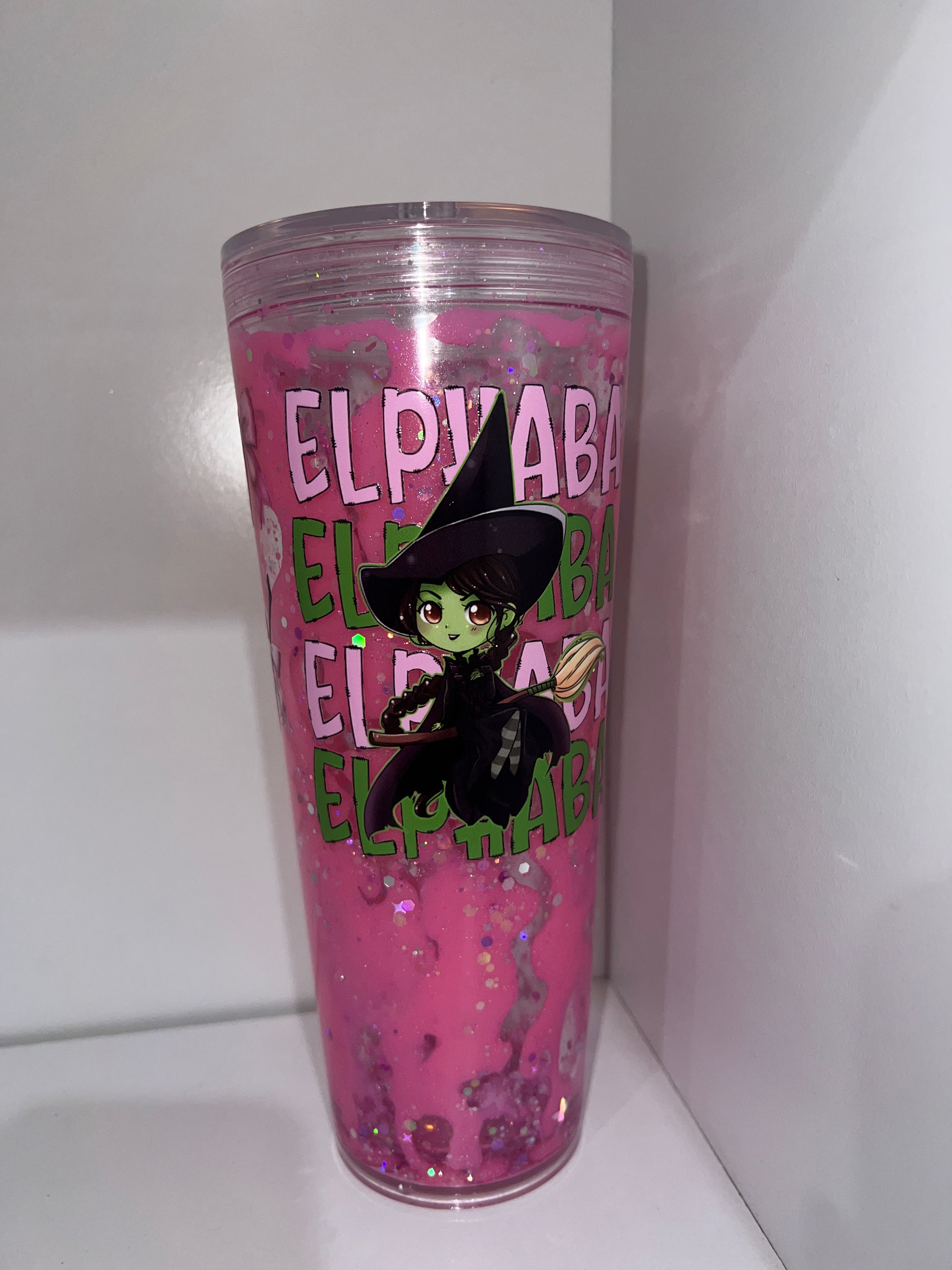 Pre-made cutesy witch lava drip 24 ounce tumbler - Payhip