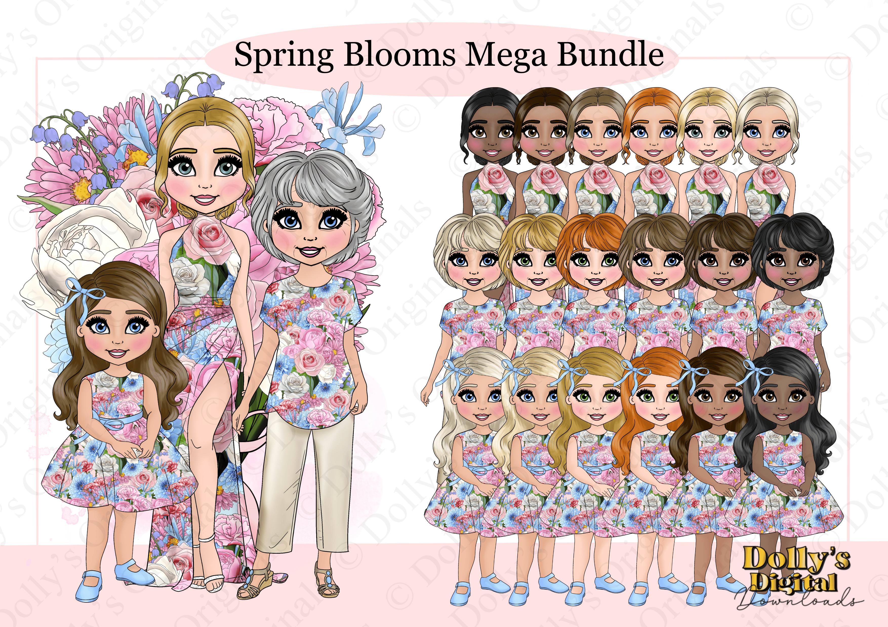 Spring Full Blooms Family Mega Bundle - Payhip
