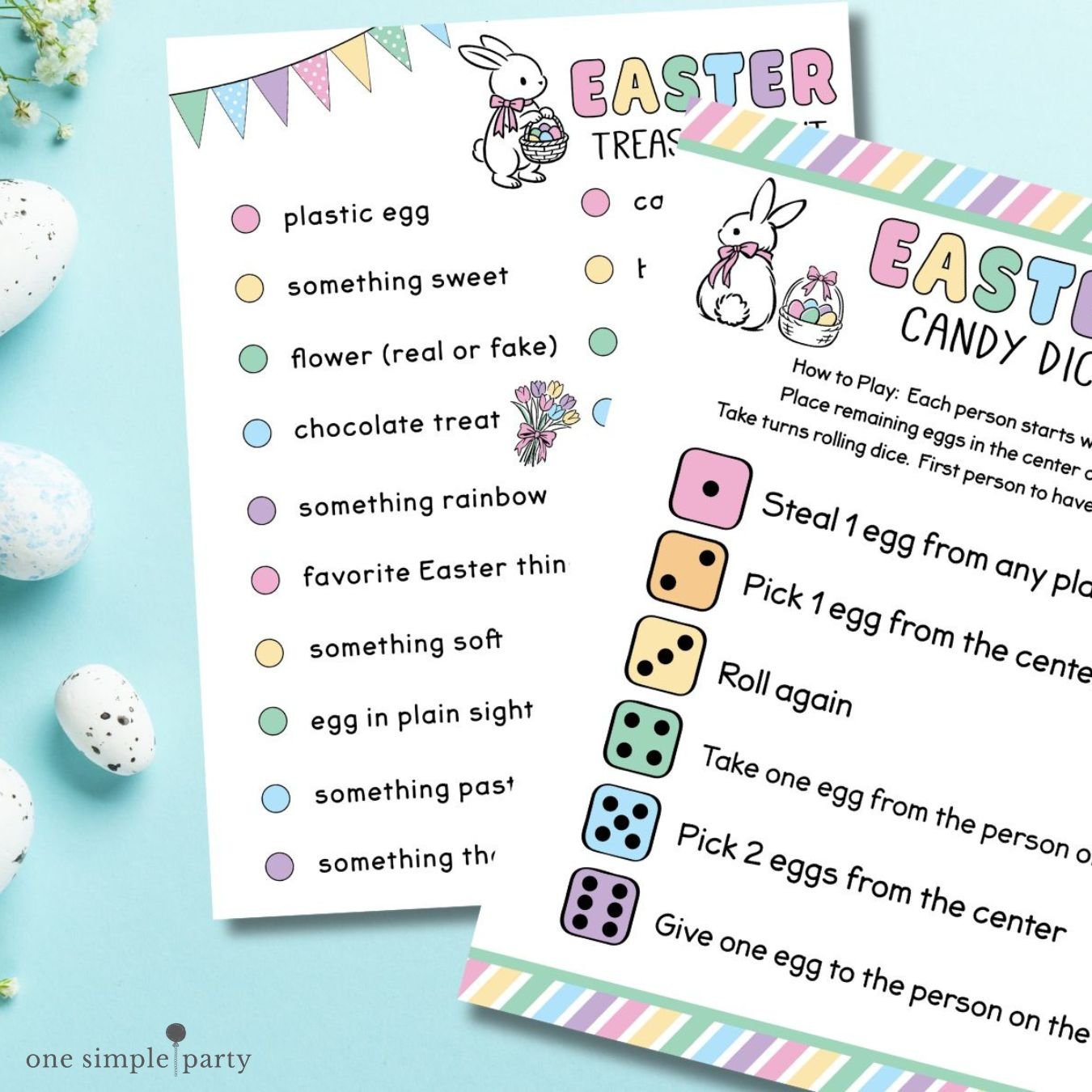 12 Easter Party Games Bundle – Printable Easter Games for Family Fun ...