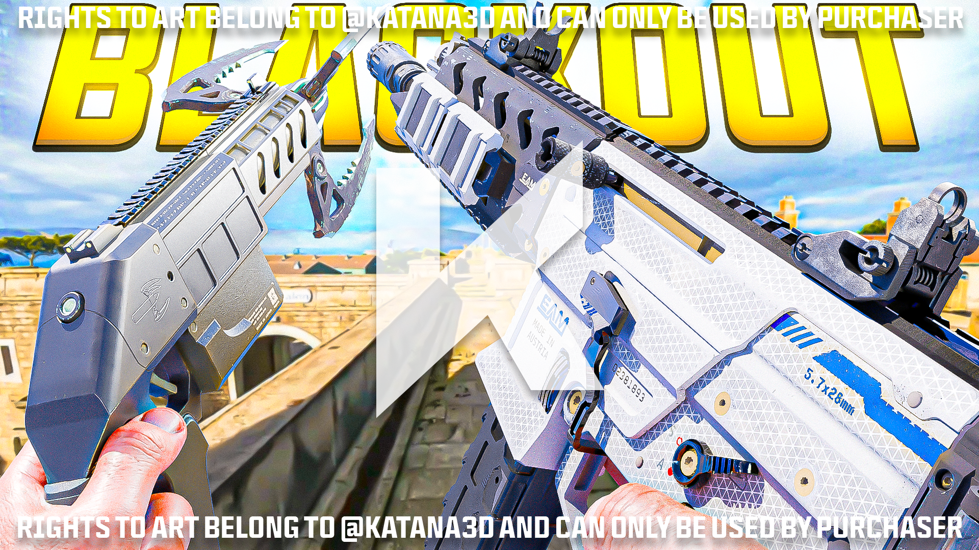 COD/Warzone/BO7 Thumbnail - Blackout Peacekeeper (4 Versions) - Payhip