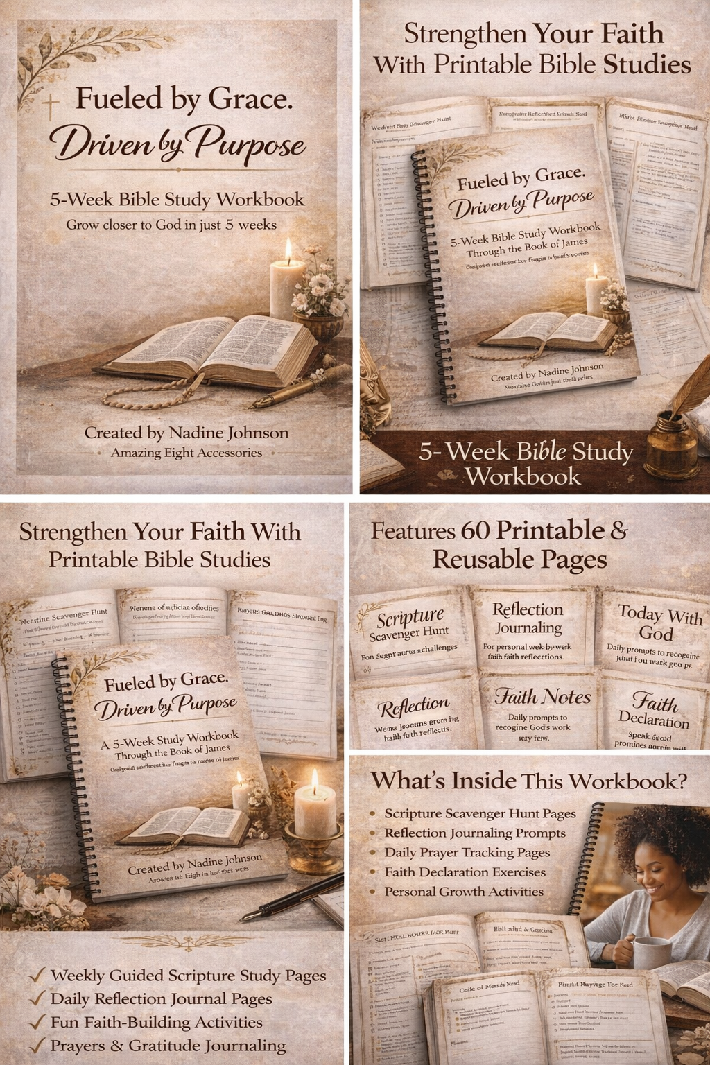Fueled by Grace. Driven by Purpose 5-Week Bible Study Workbook Through ...