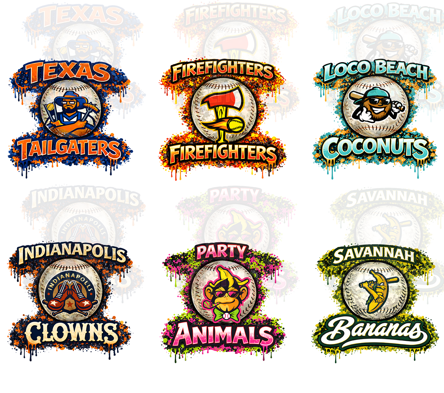 6 banana League teams designs - Payhip