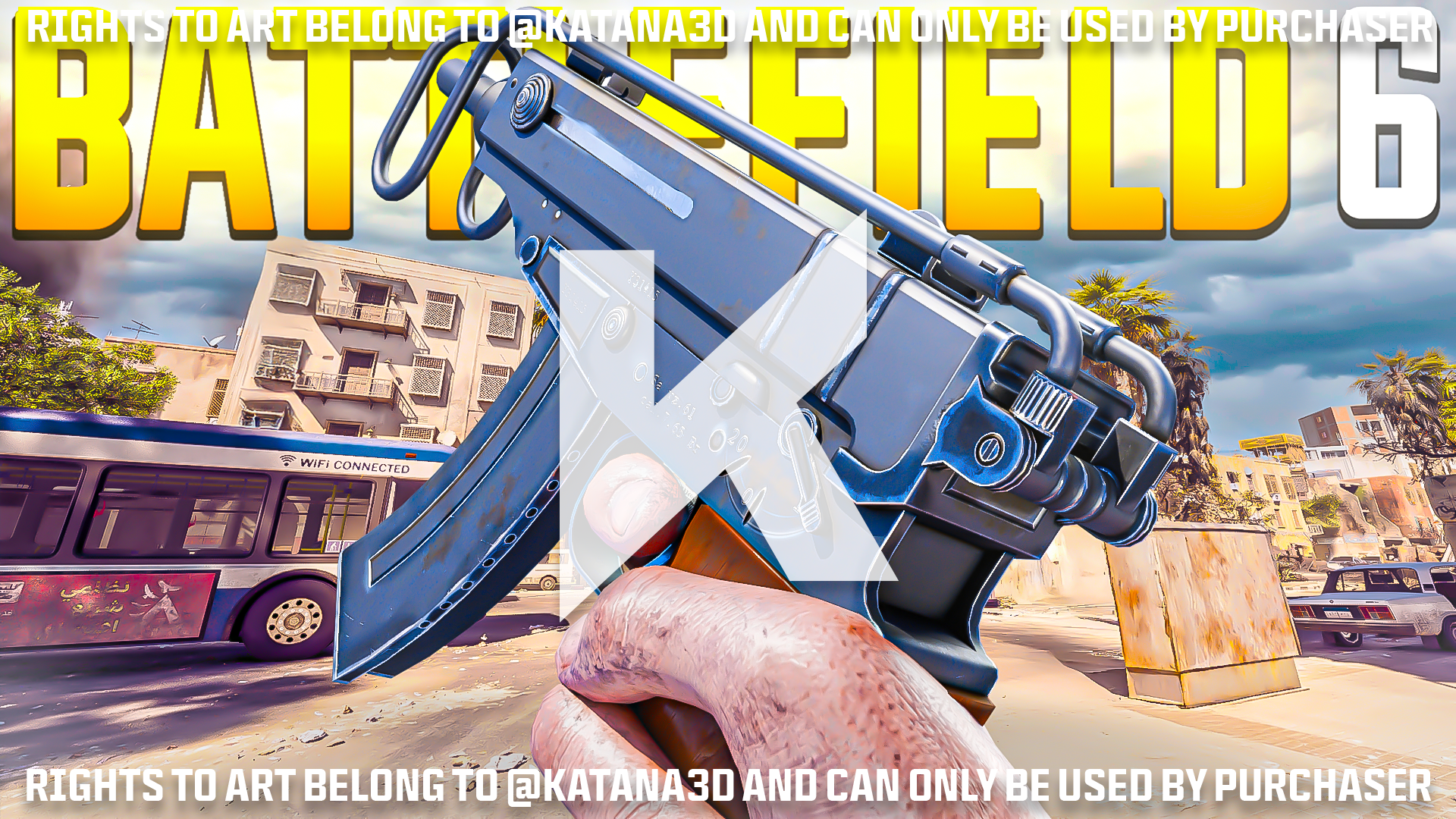 BF6 Battlefield Thumbnail - VZ. 61 Sidearm (2 Versions) - Payhip