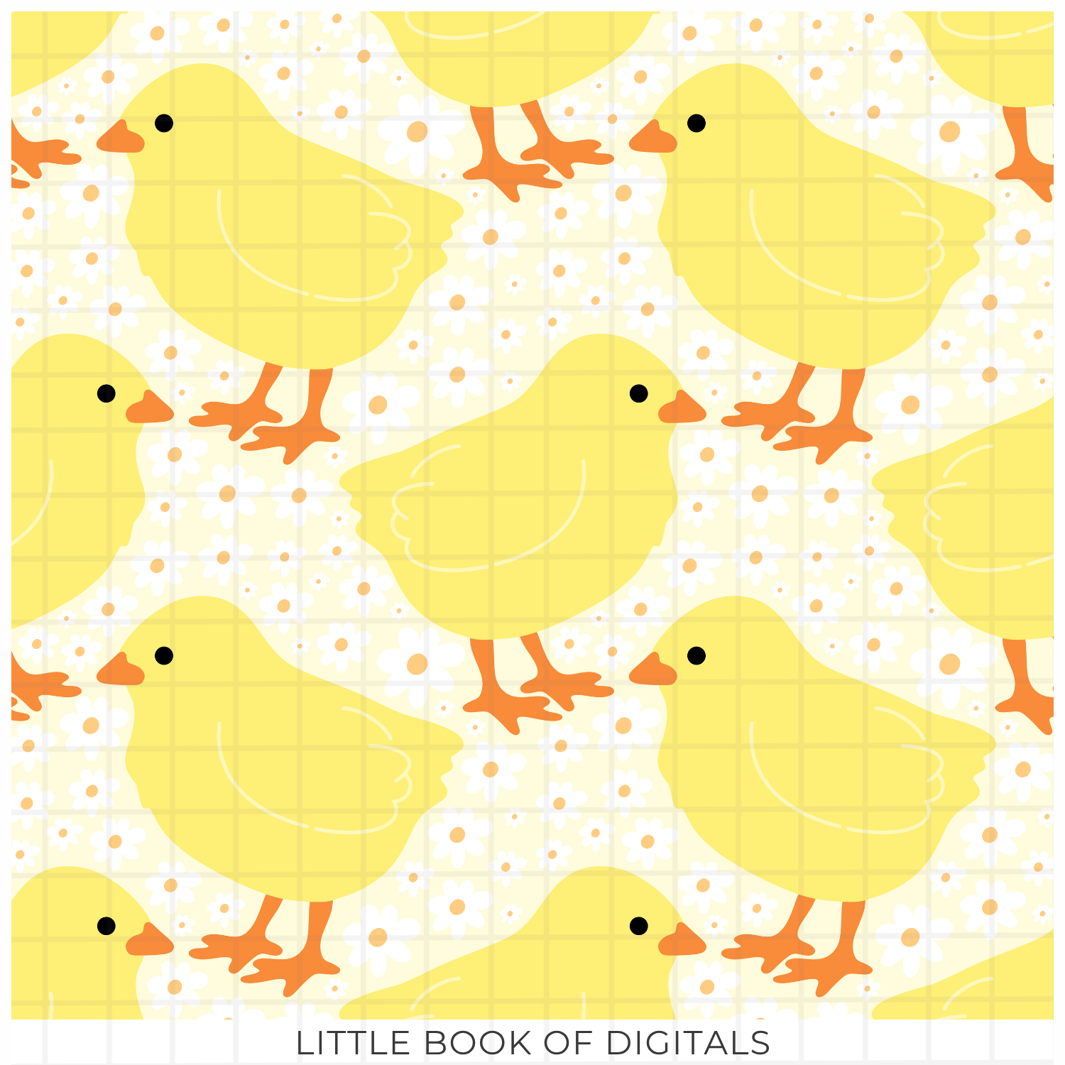 Floral Chick Seamless Pattern - Payhip