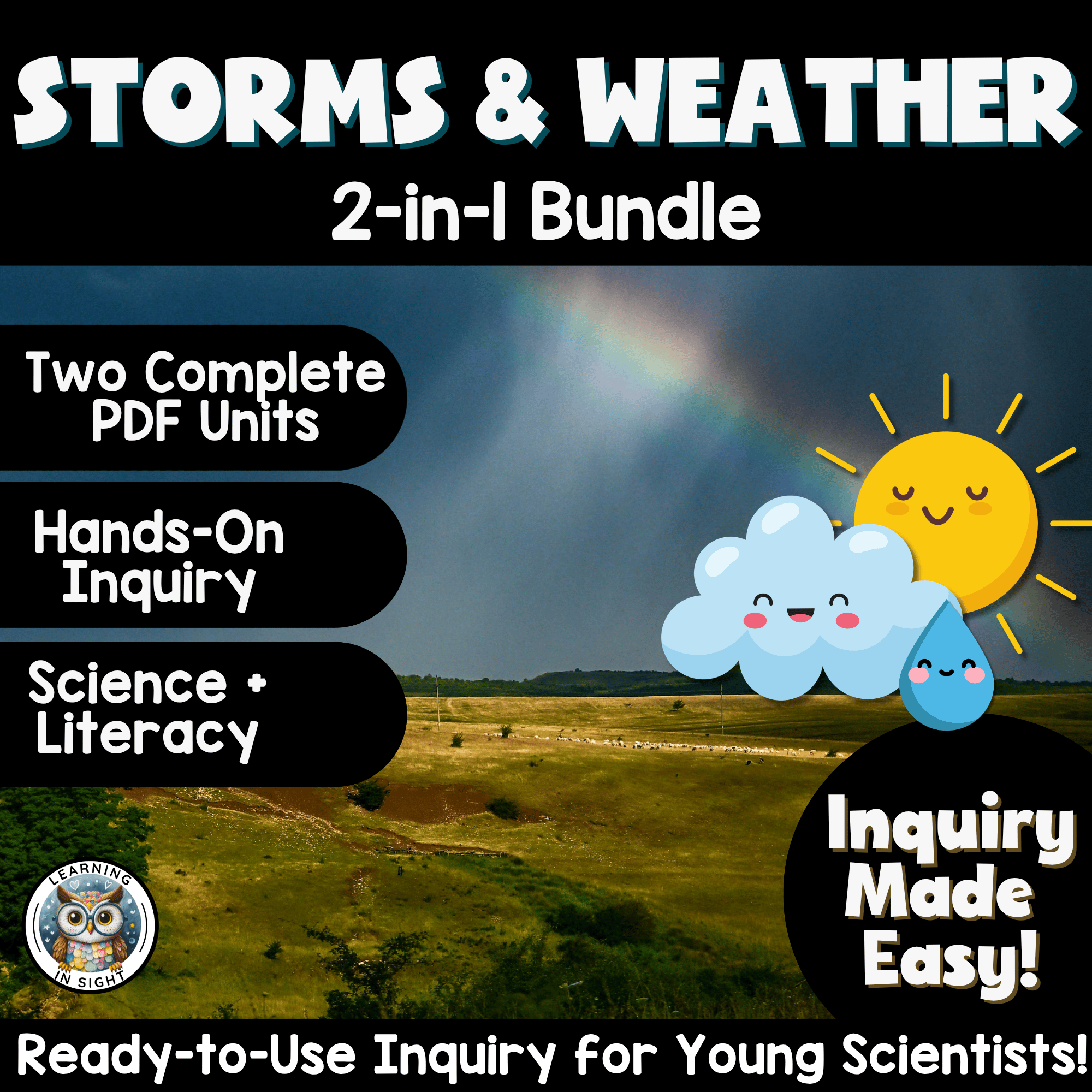 Weather & Storms Inquiry Bundle | Kindergarten Science & STEM ...