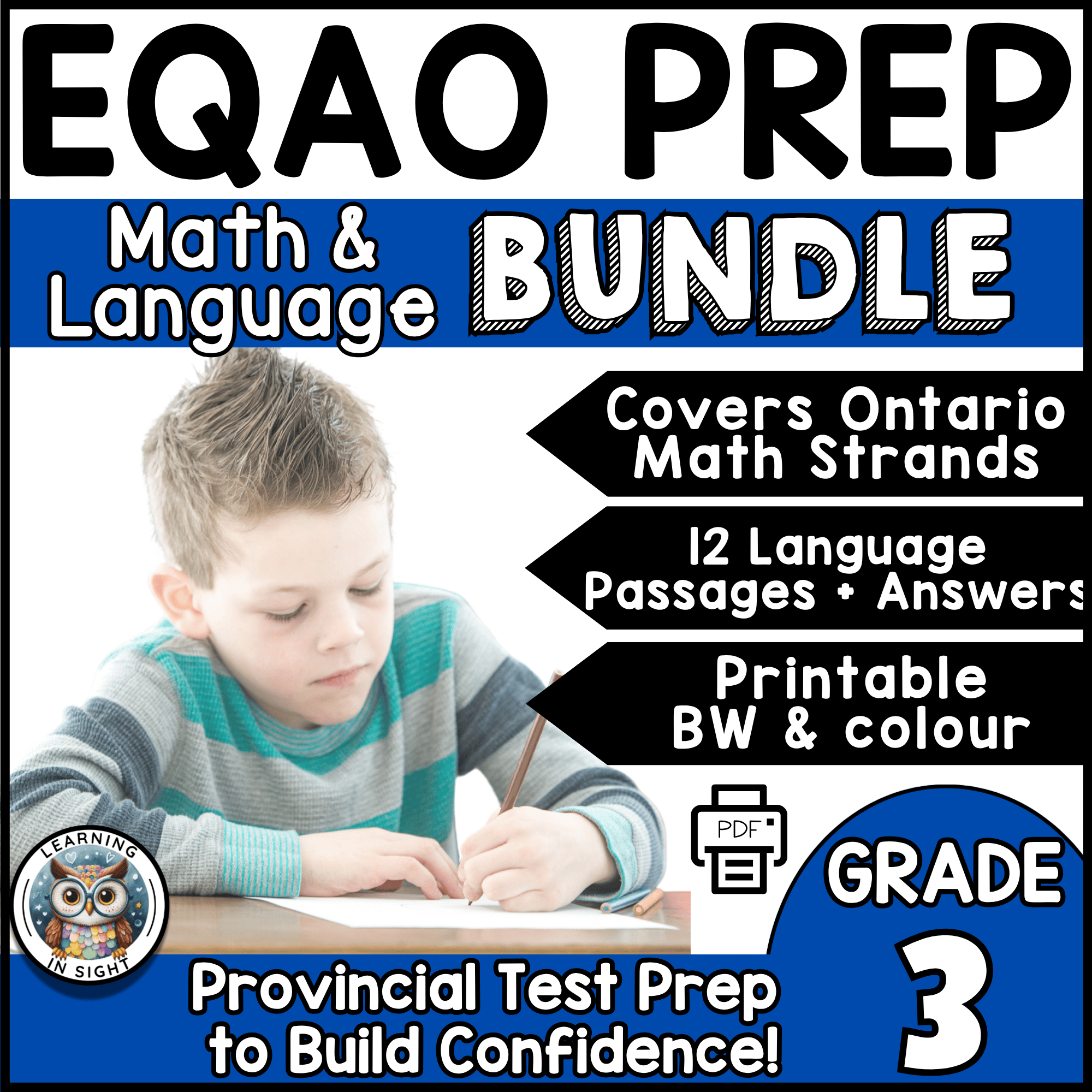 Grade 3 EQAO Math & Language Test Prep | Ontario Curriculum | Practice ...