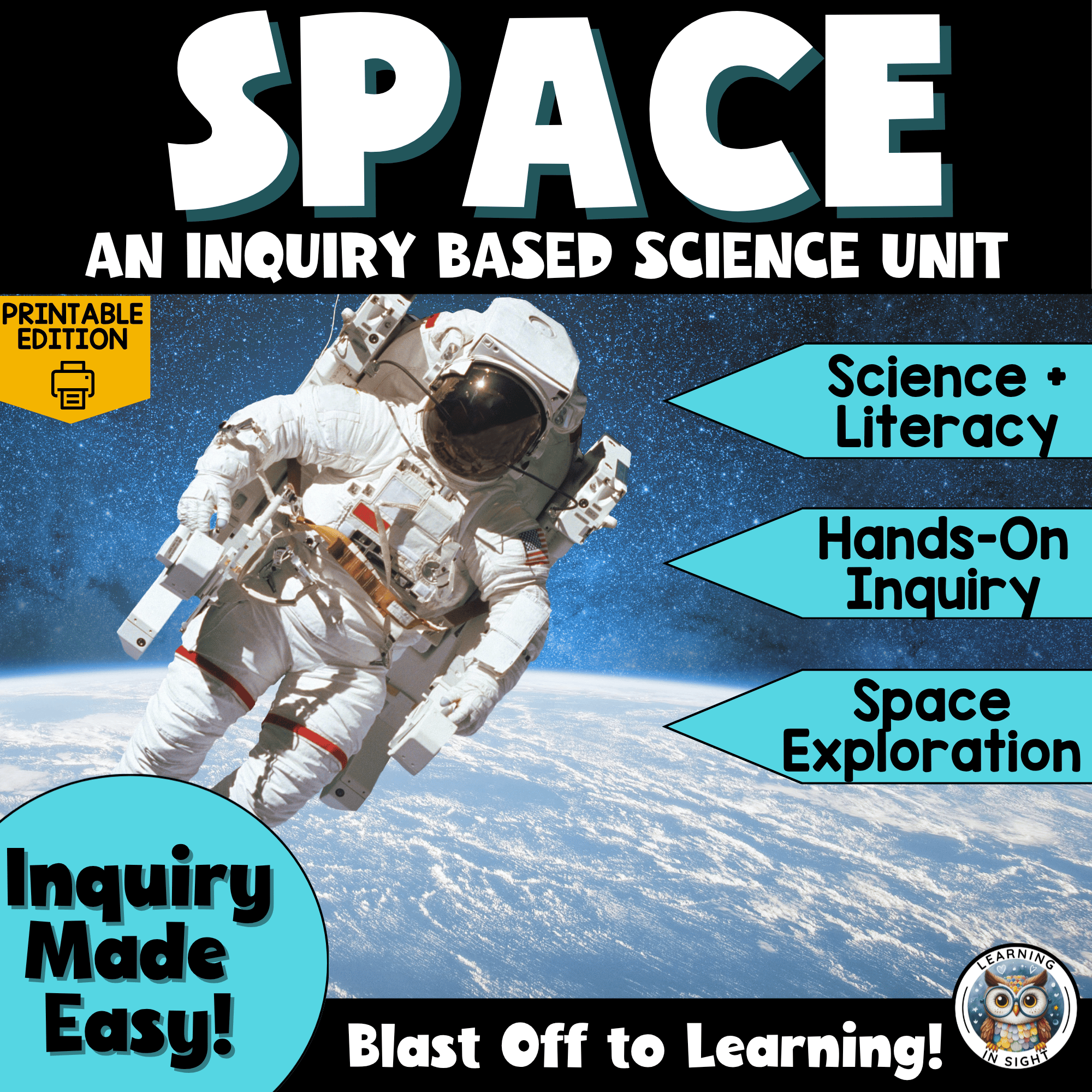 Blast Off into Learning! Space Inquiry Unit for Curious Young Minds ...