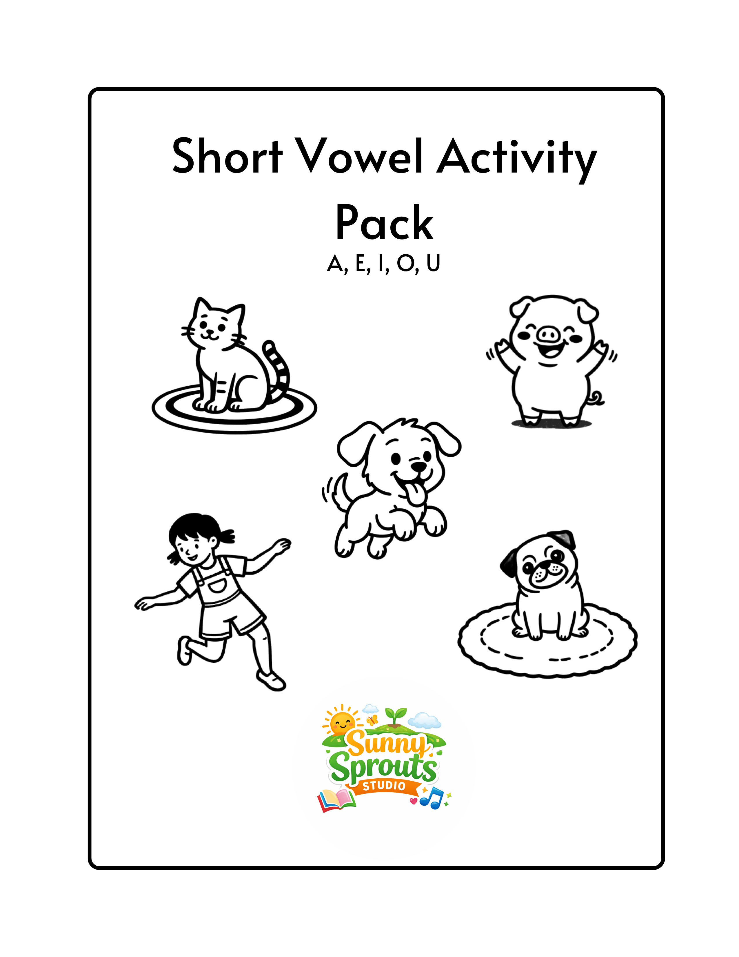 Complete Short Vowel Activity Pack (A, E, I, O, U) - Payhip