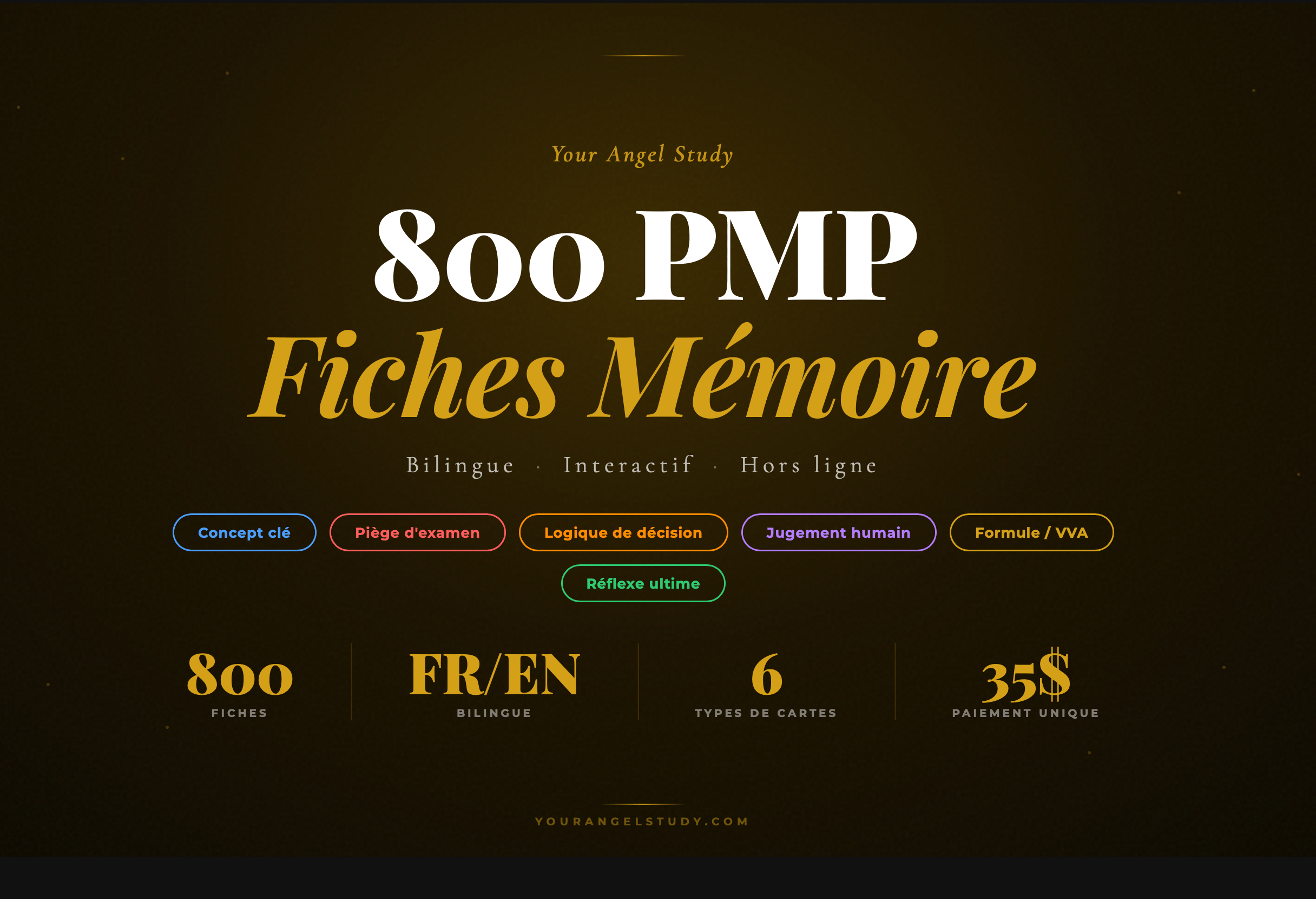 Your Angel Study FR - 800 Fiches PMP Interactives FR/EN - Payhip