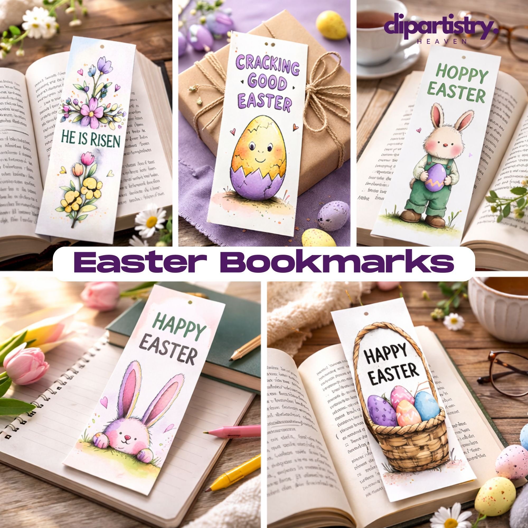 Easter Bookmarks Printable