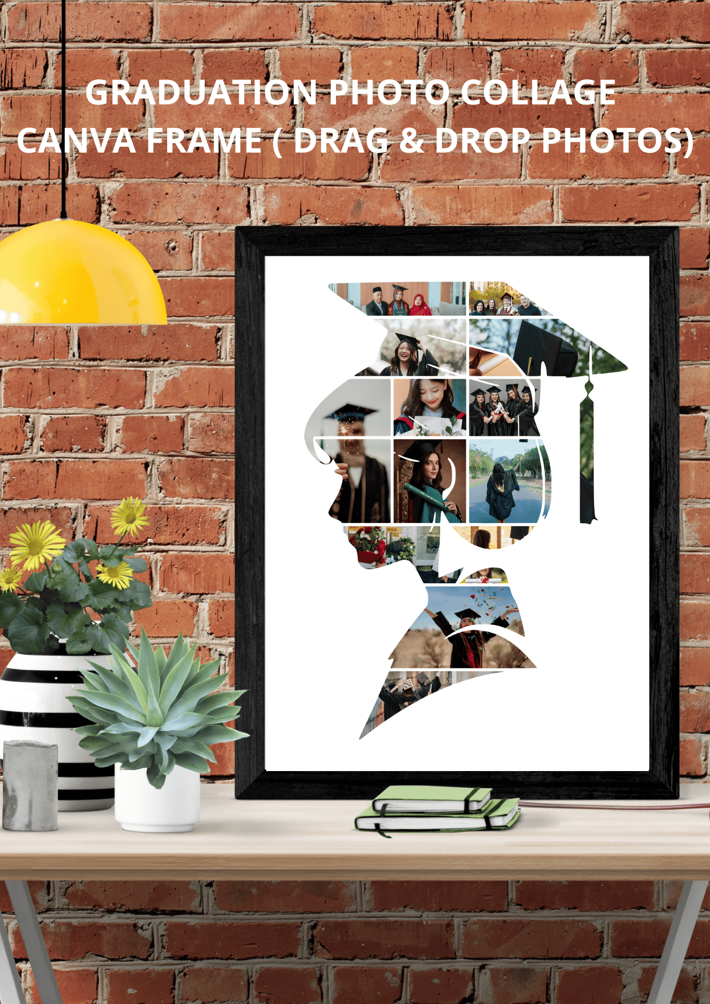 Graduation photo Collage Template - Payhip