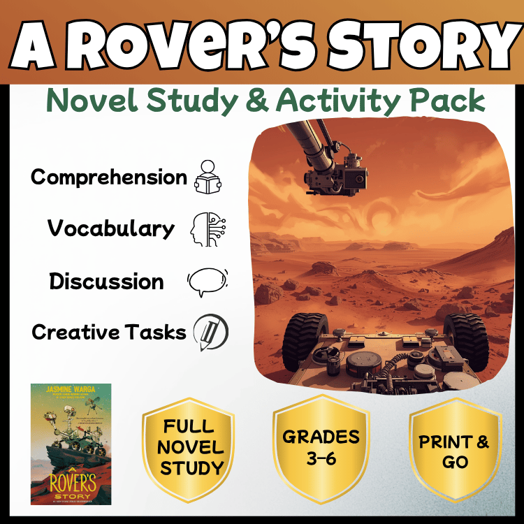 A Rover’s Story Novel Study | Printable Worksheets PDF & Activities ...