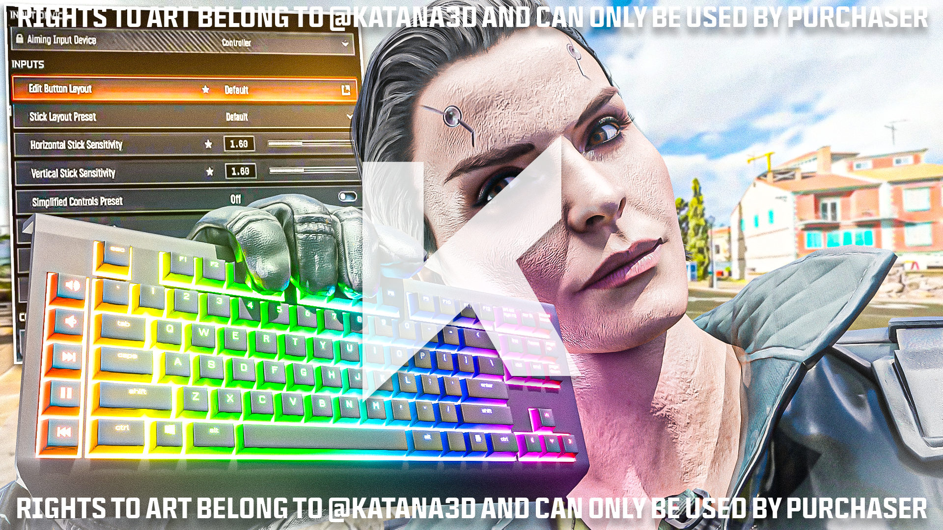 COD/Warzone/BO7 Thumbnail - Keyboard & Mouse Settings (2 Versions) - Payhip
