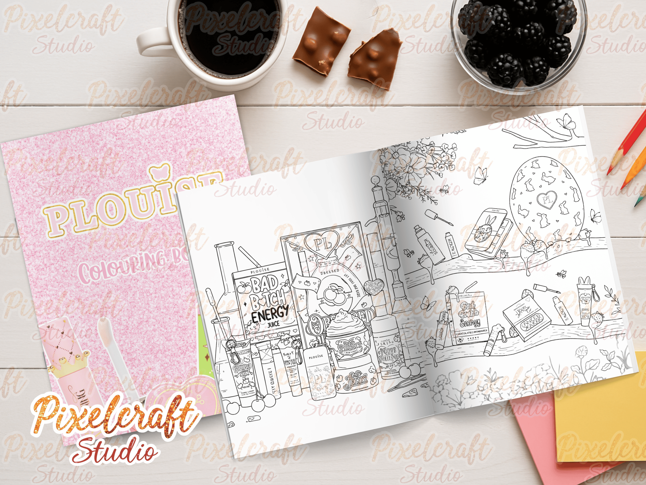 New P Lou Colouring book - Payhip