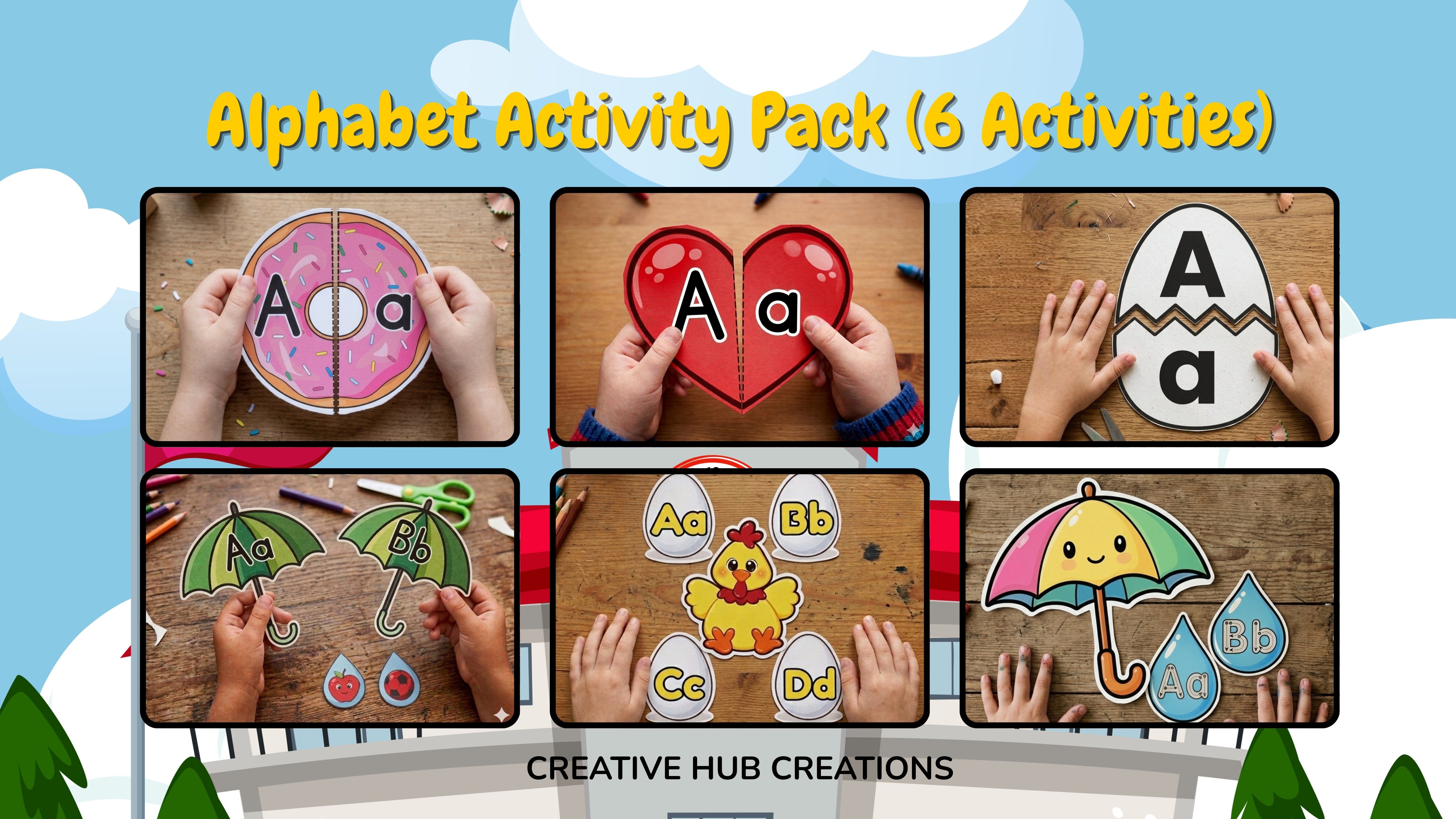Alphabet Activity Pack (6 Activities) - Payhip