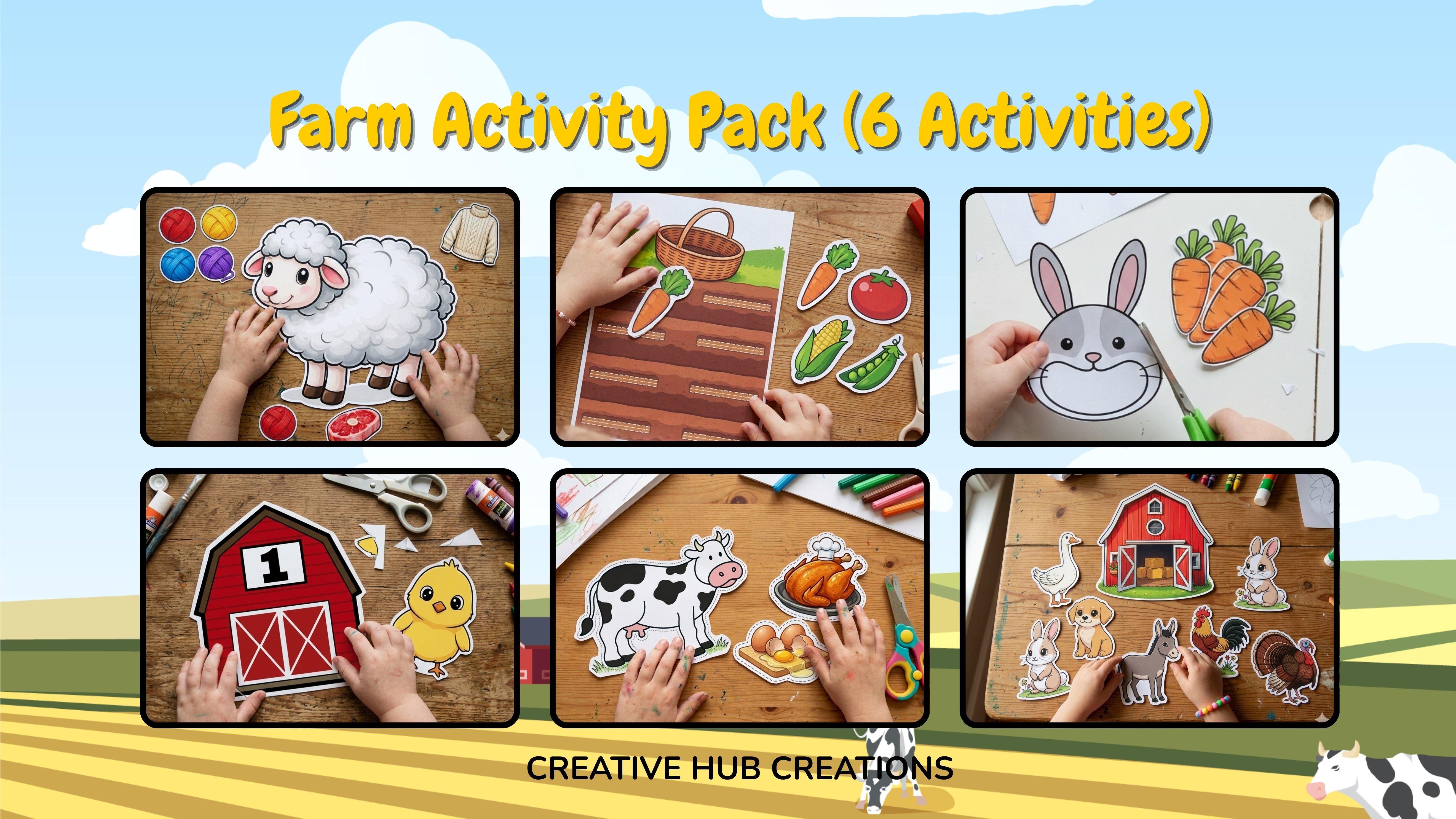 Farm Activity Pack (6 Activities) - Payhip