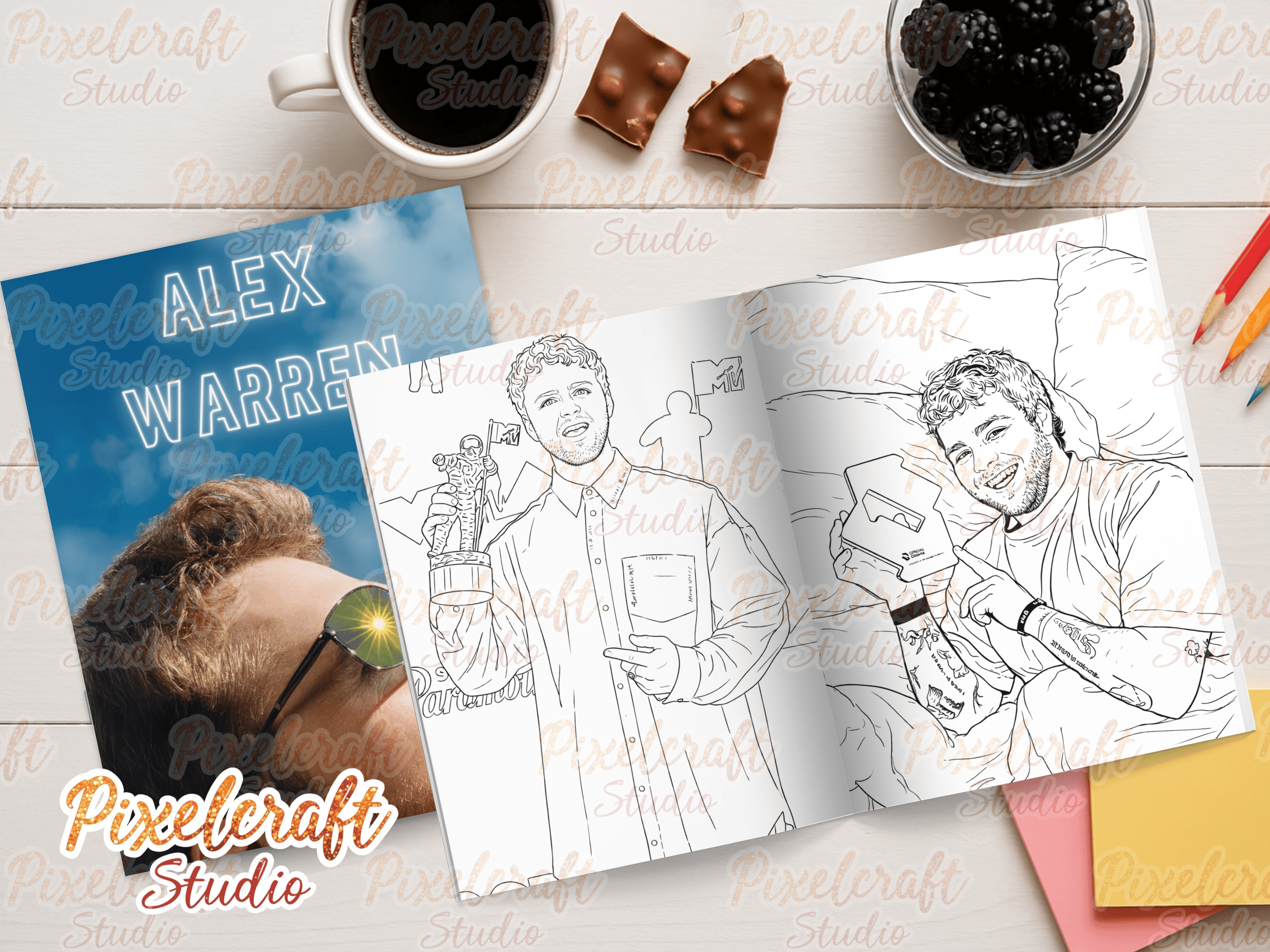 Alex warren Colouring book - Payhip