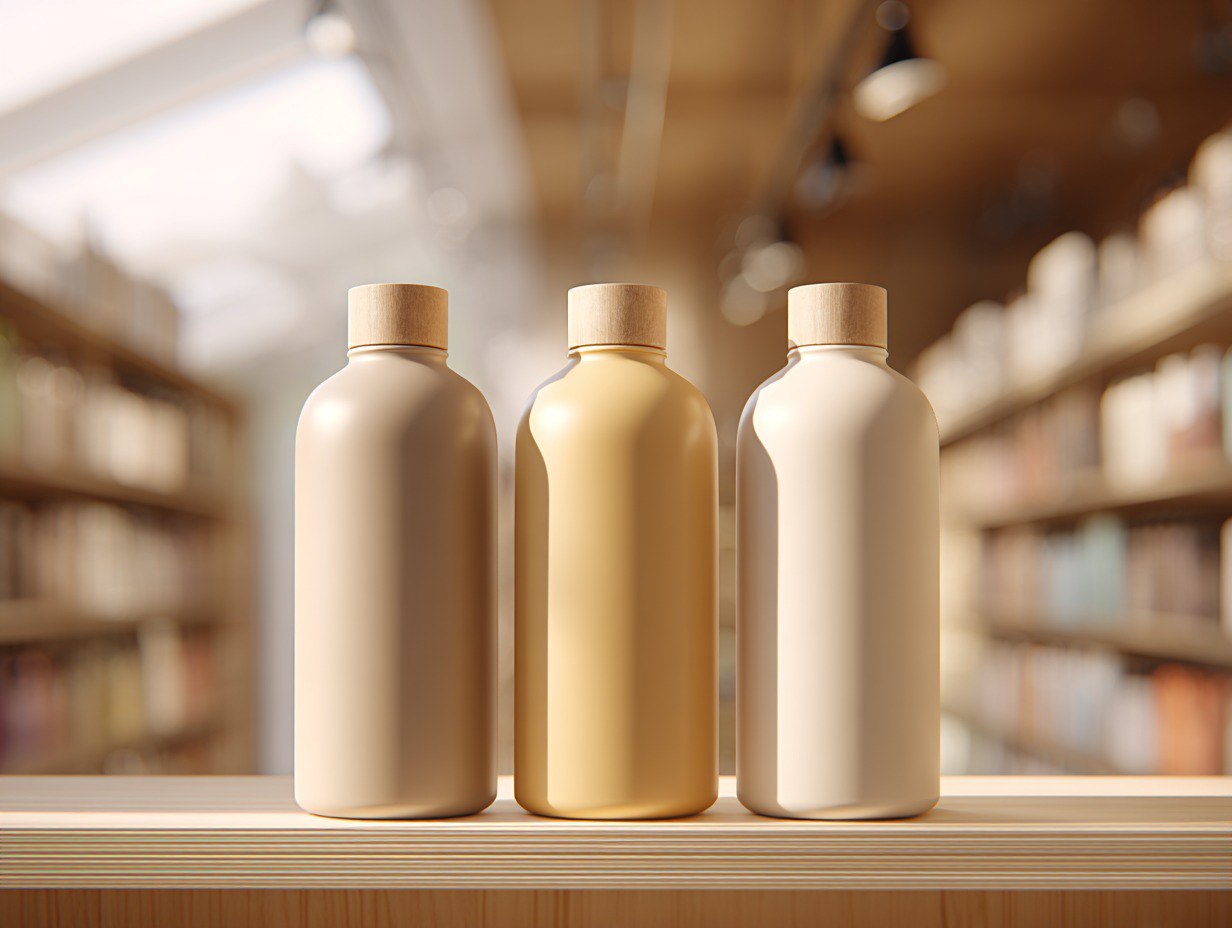 Minimalist Shampoo Product Shot | Prompt - Payhip