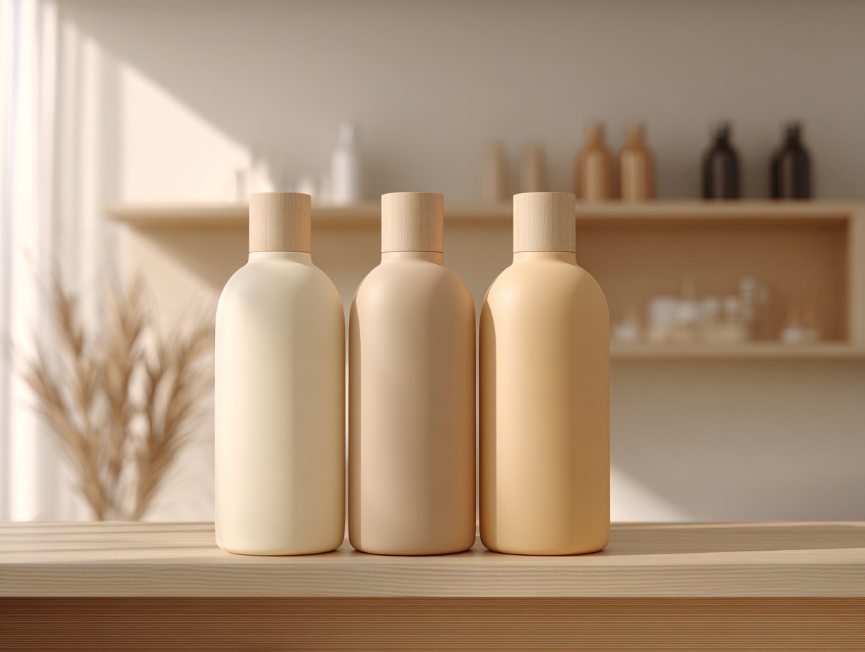 Minimalist Shampoo Product Shot | Prompt - Payhip