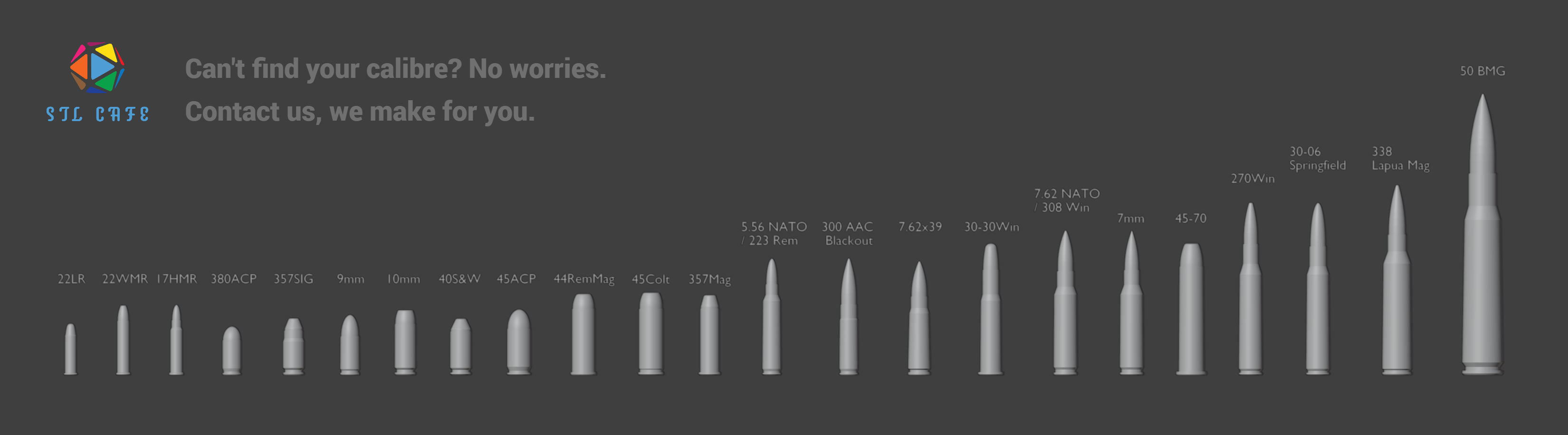 Dummy Plastic training bullets, from 22LR to 50BMG - Payhip
