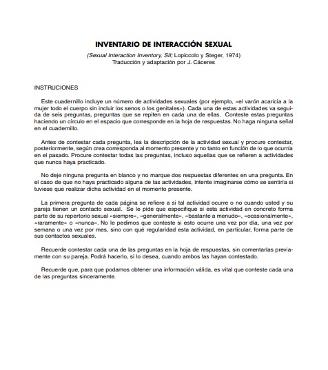 Inventario de interacción sexual (PDF) - Payhip