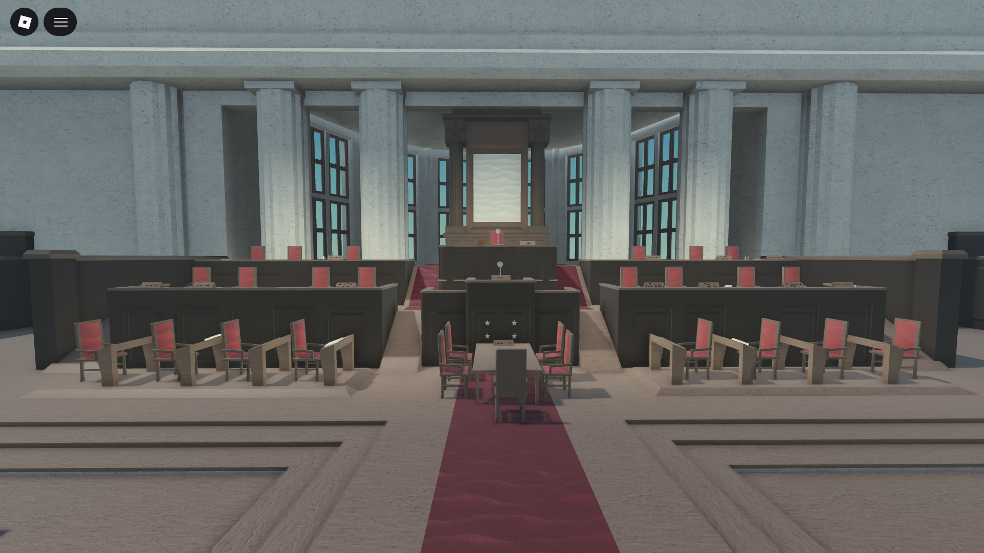 Free Parliament Building with Interior – Roblox Government Landmark