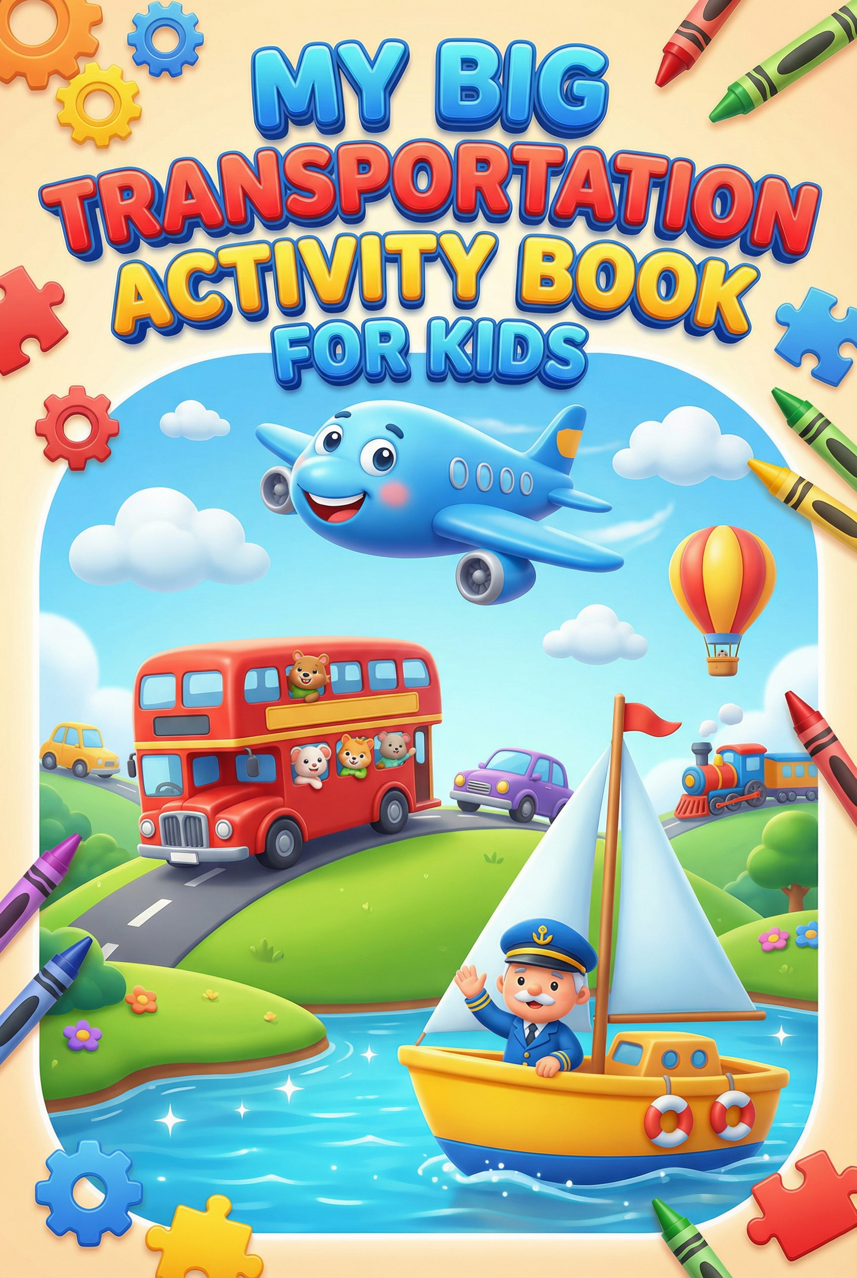 My Big Transportation Activity Book for Kids - Payhip