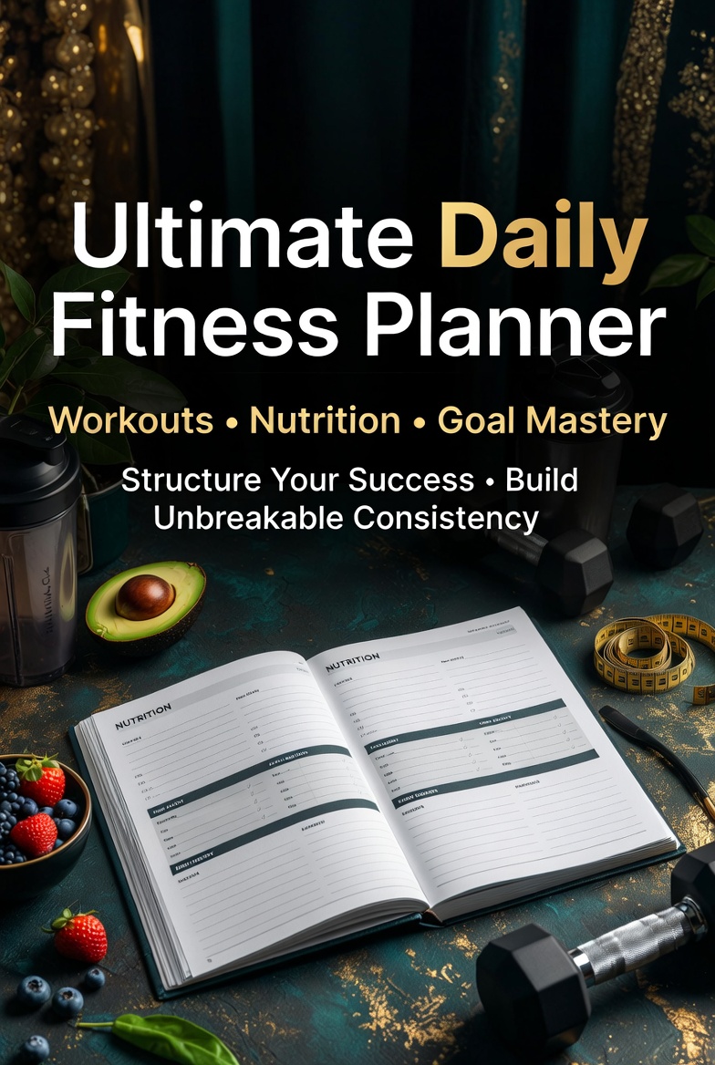Ultimate Daily Fitness Planner: Workouts, Nutrition & Goal Mastery 📅💪 ...