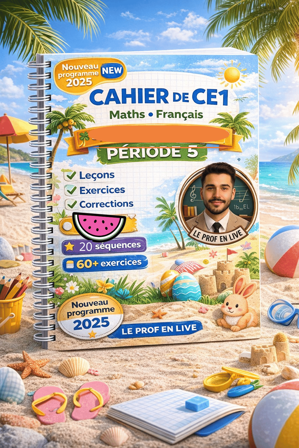 Cahier CE1 - Période 4 (Mars-Avril-Mai) Maths - Français (Leçons ...