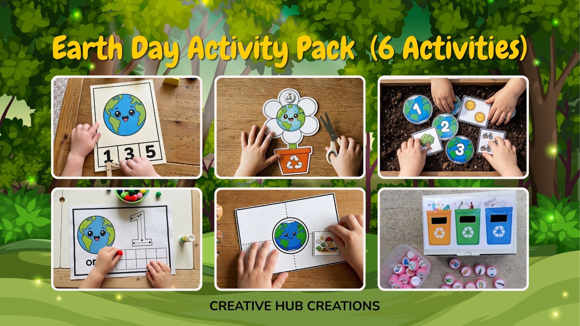 Earth Day Activity Pack #2 (6 Activities) - Payhip