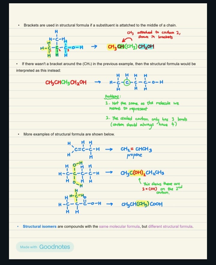 IGCSE 0620 (Chemistry) Unit 11: Organic Chemistry Notes - Payhip