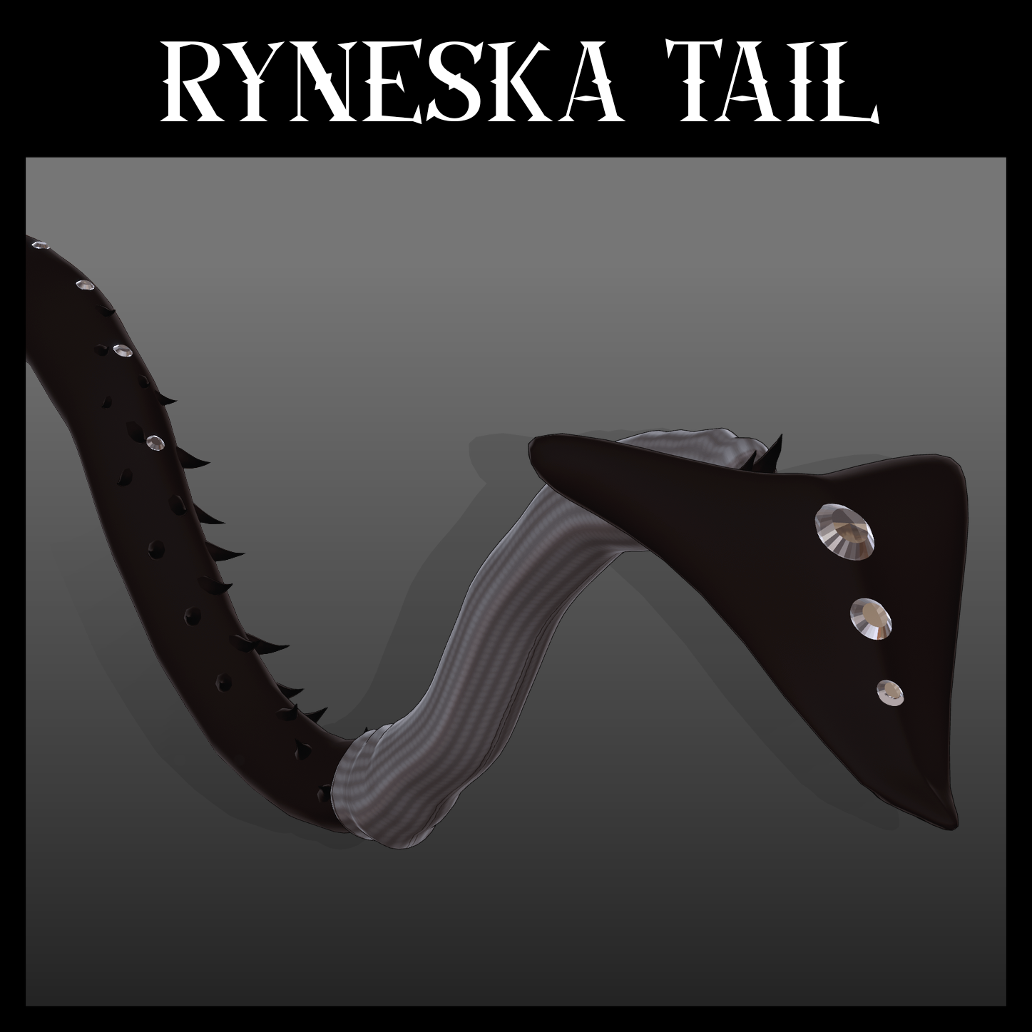 Ryneska Tail - VRChat Demon Tail and Warmers Accessory - Payhip