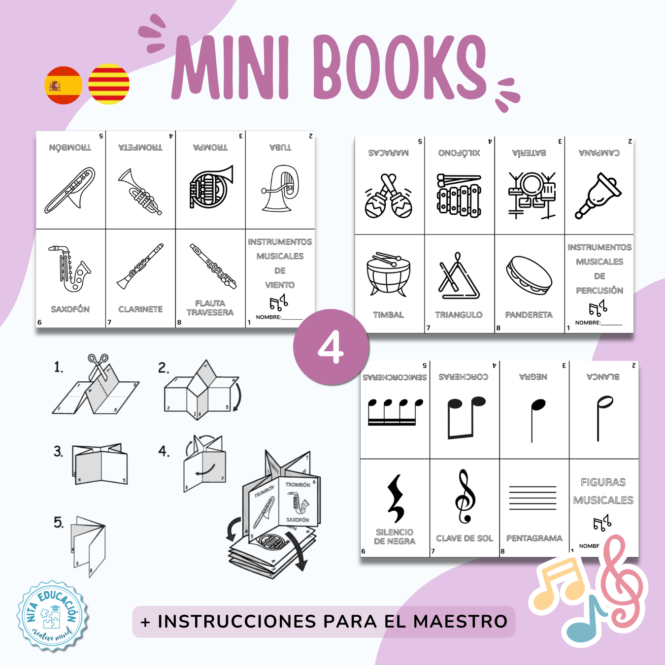 📖 MINI BOOKS MUSICALES ️ - Payhip