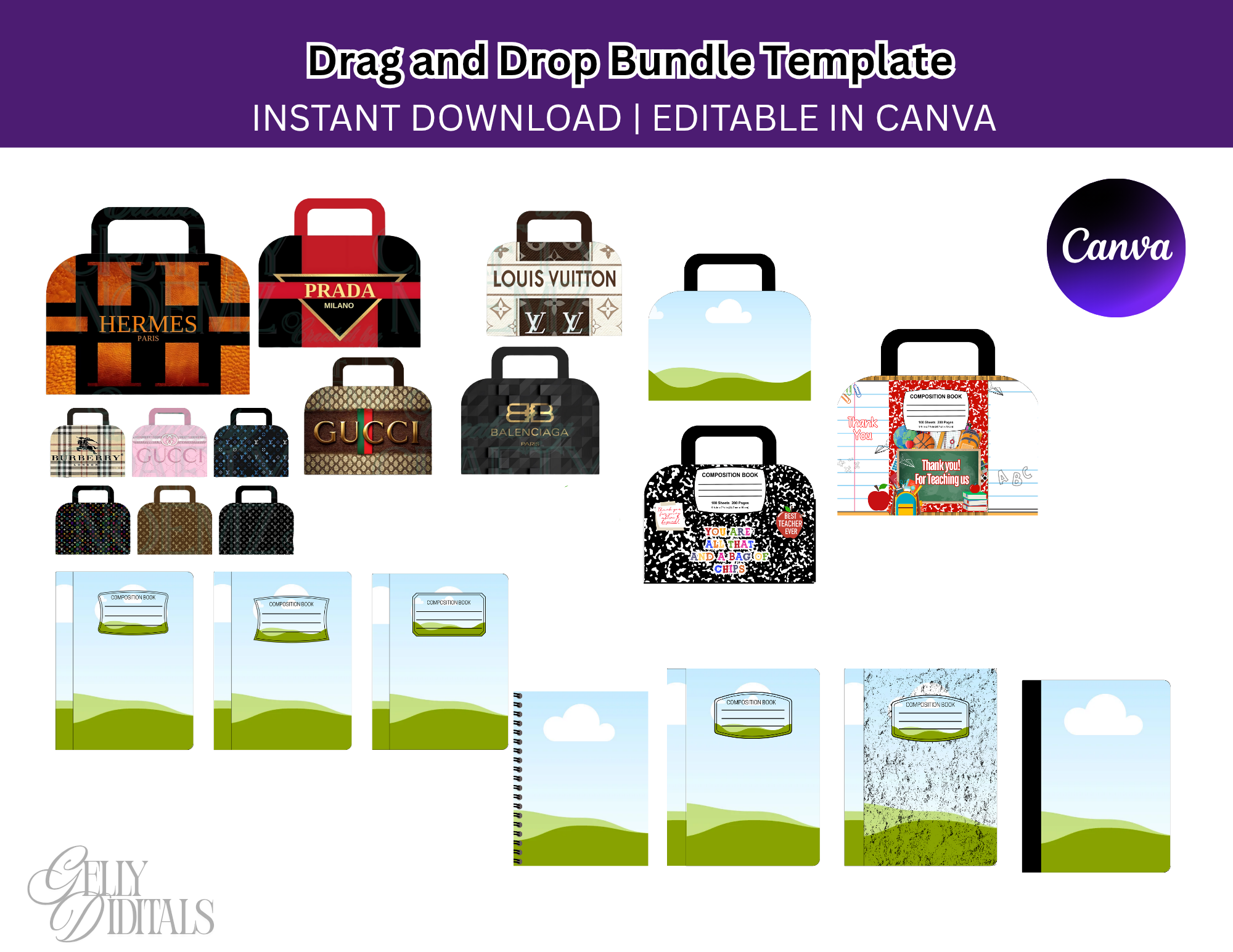 Drag and Drop Templates Bundle - Payhip