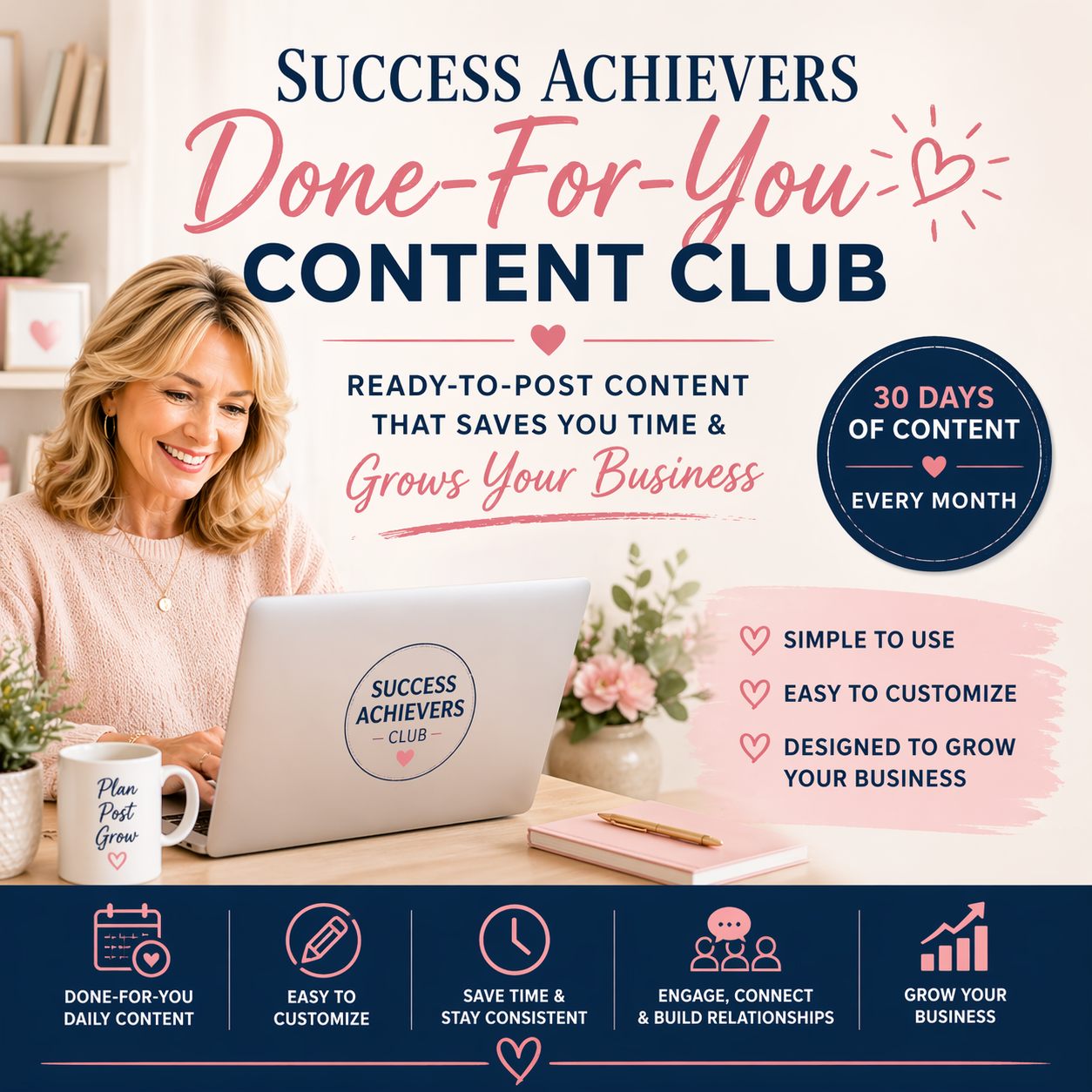 Success Achievers Done-For-You Content Club - Payhip